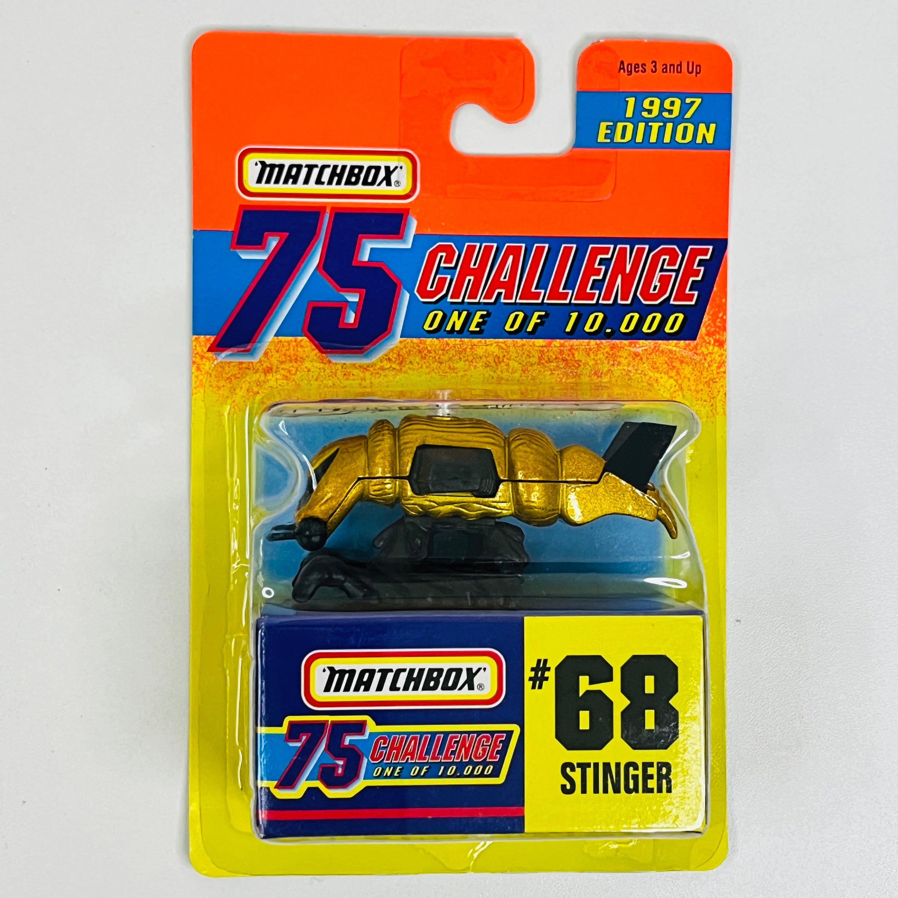 1997 Matchbox 75 Challenge Limited Edition 1/10,000 Stinger dorado met