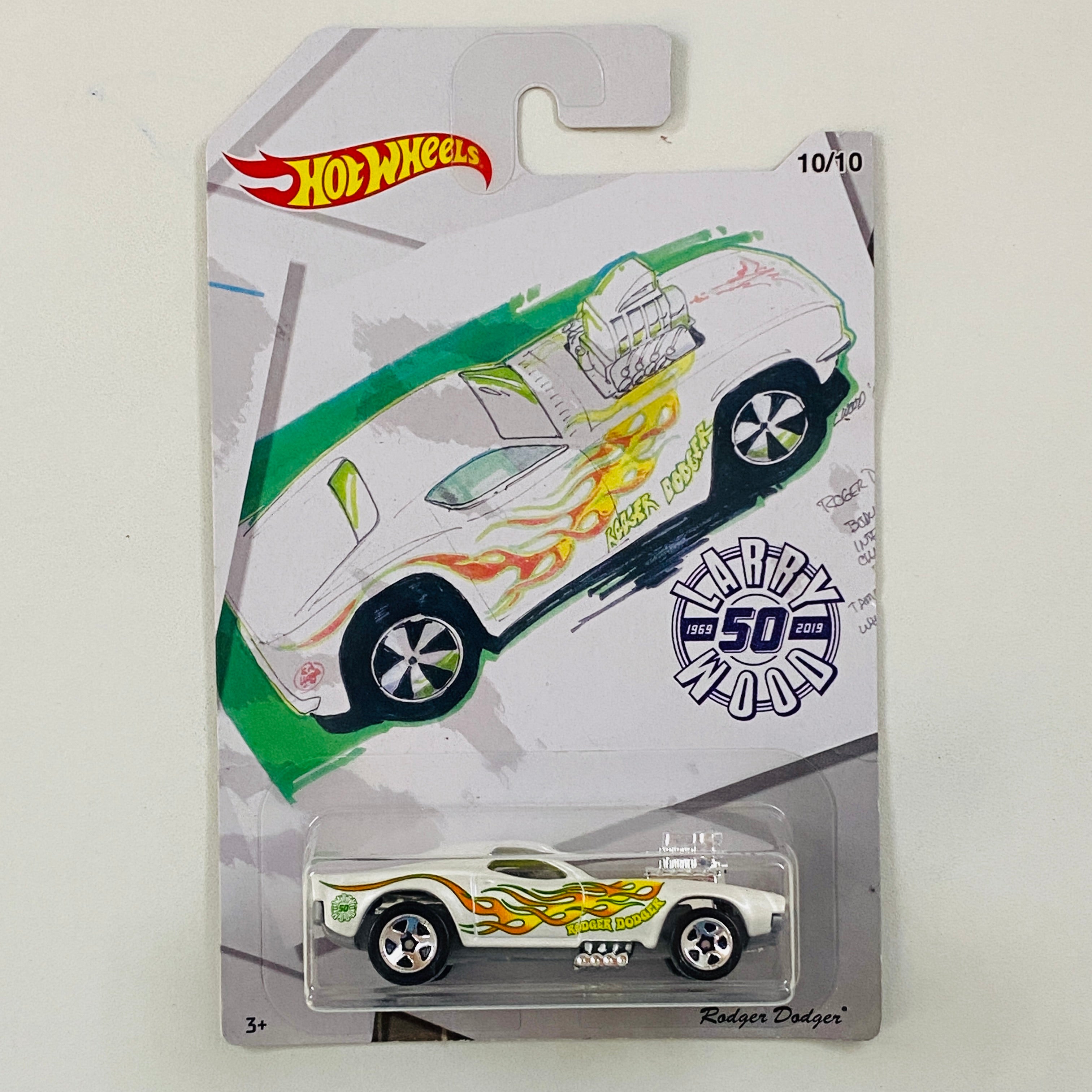 2019 Hot Wheels Larry Wood 50th Anniversary Walmart Exclusive Rodger D