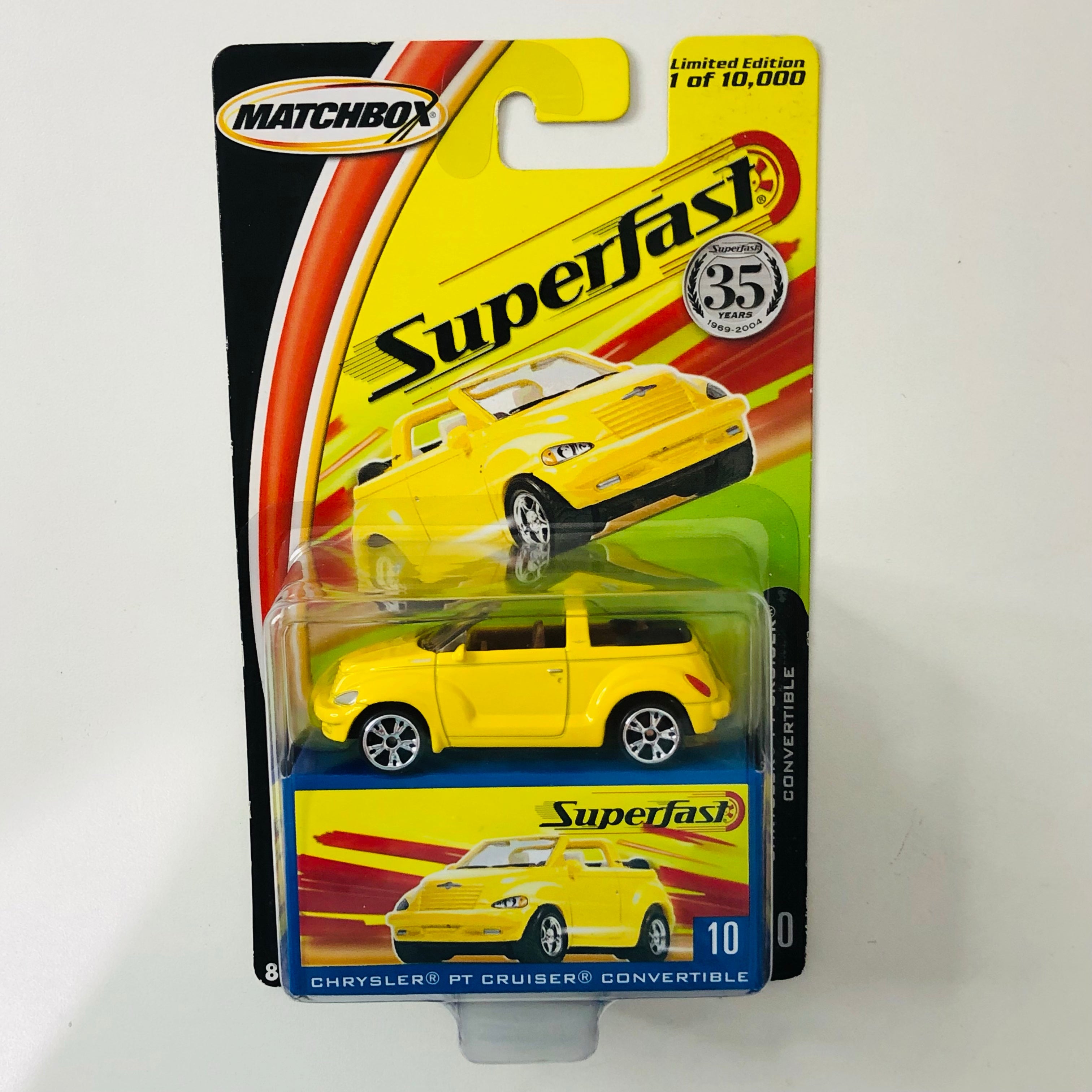 2004 Matchbox Superfast Limited Edition 1/10,000 35 Aniversario Chrysl