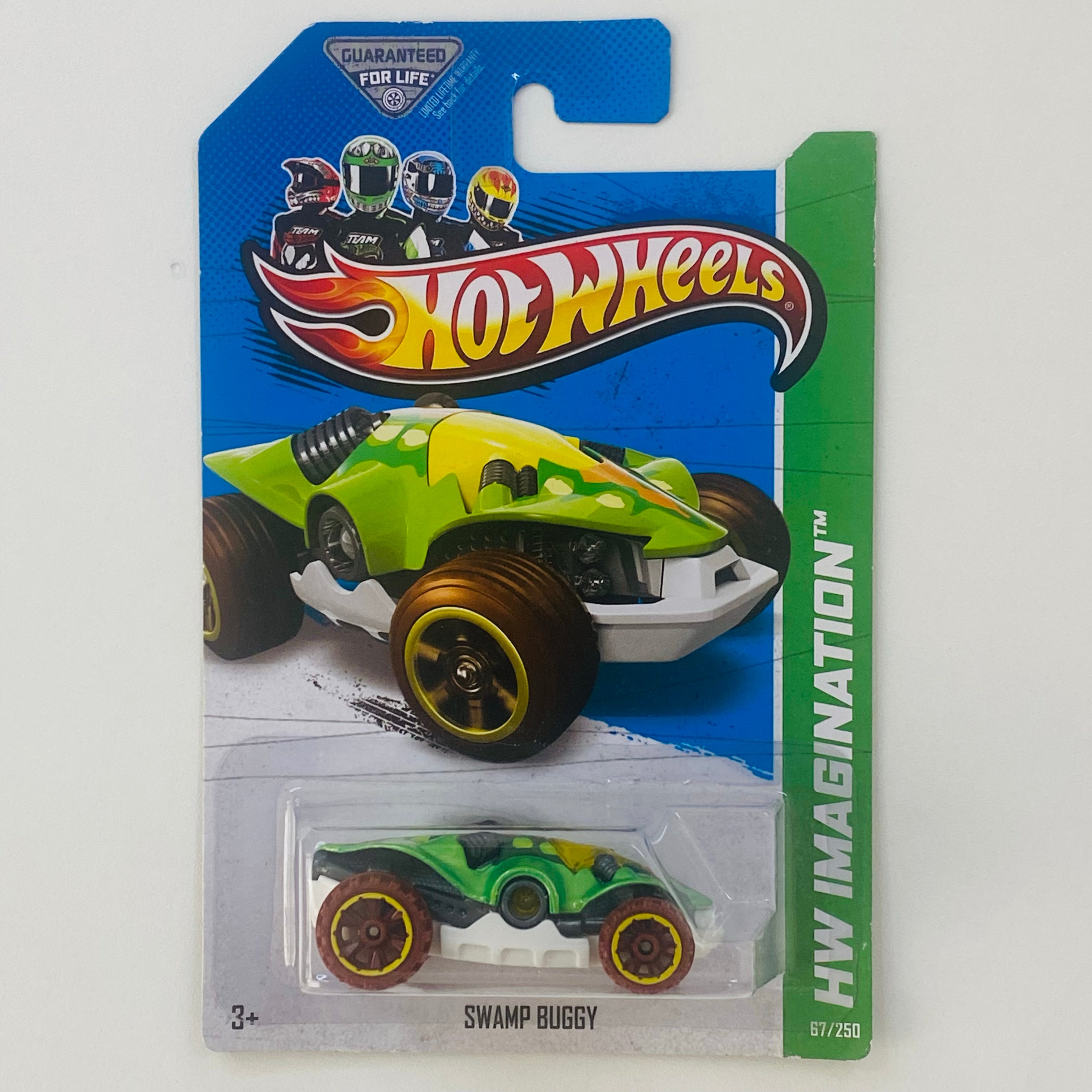2013 Hot Wheels HW Imagination Swamp Buggy verde 6SP