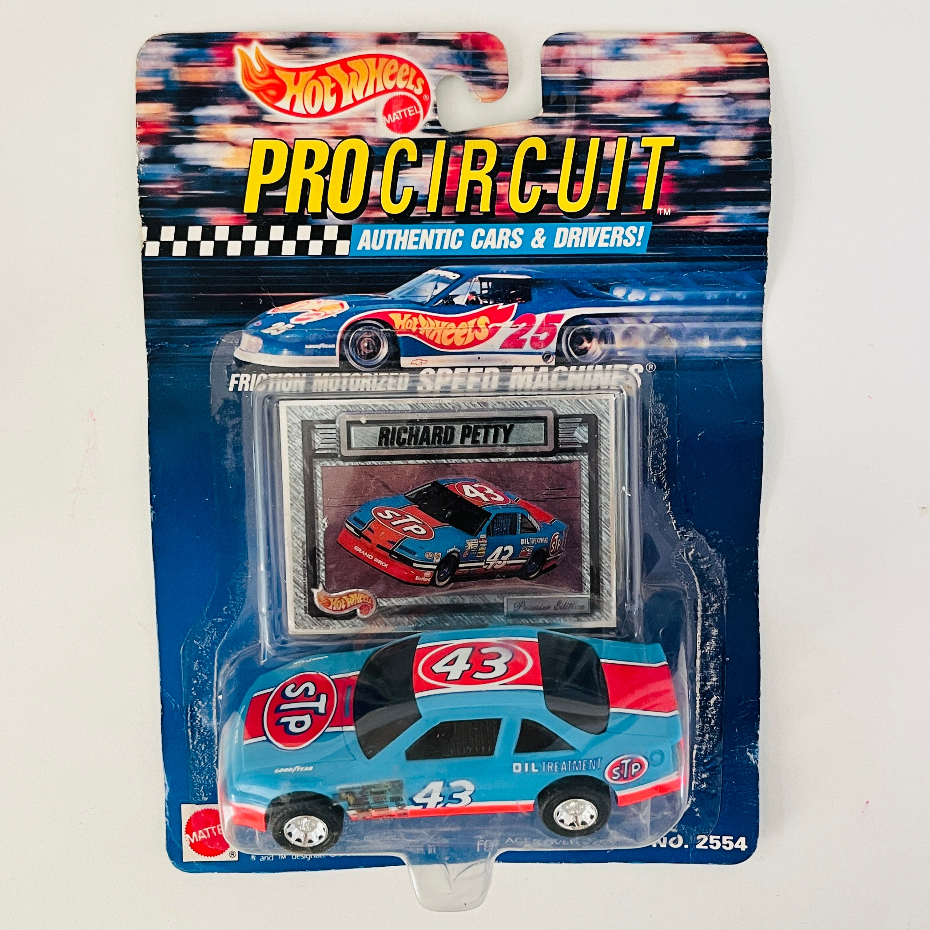 1993 Hot Wheels Pro Circuit NASCAR 1:43 Friction Motorized Speed Machi