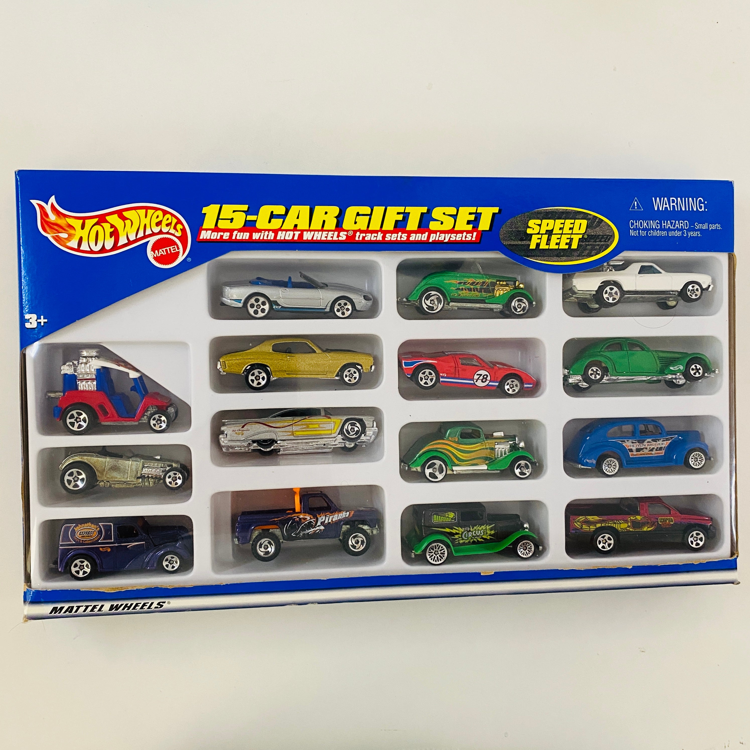 2000 Hot Wheels Sam's Club Exclusive 15 Car Gift Set Speed Fleet Colec