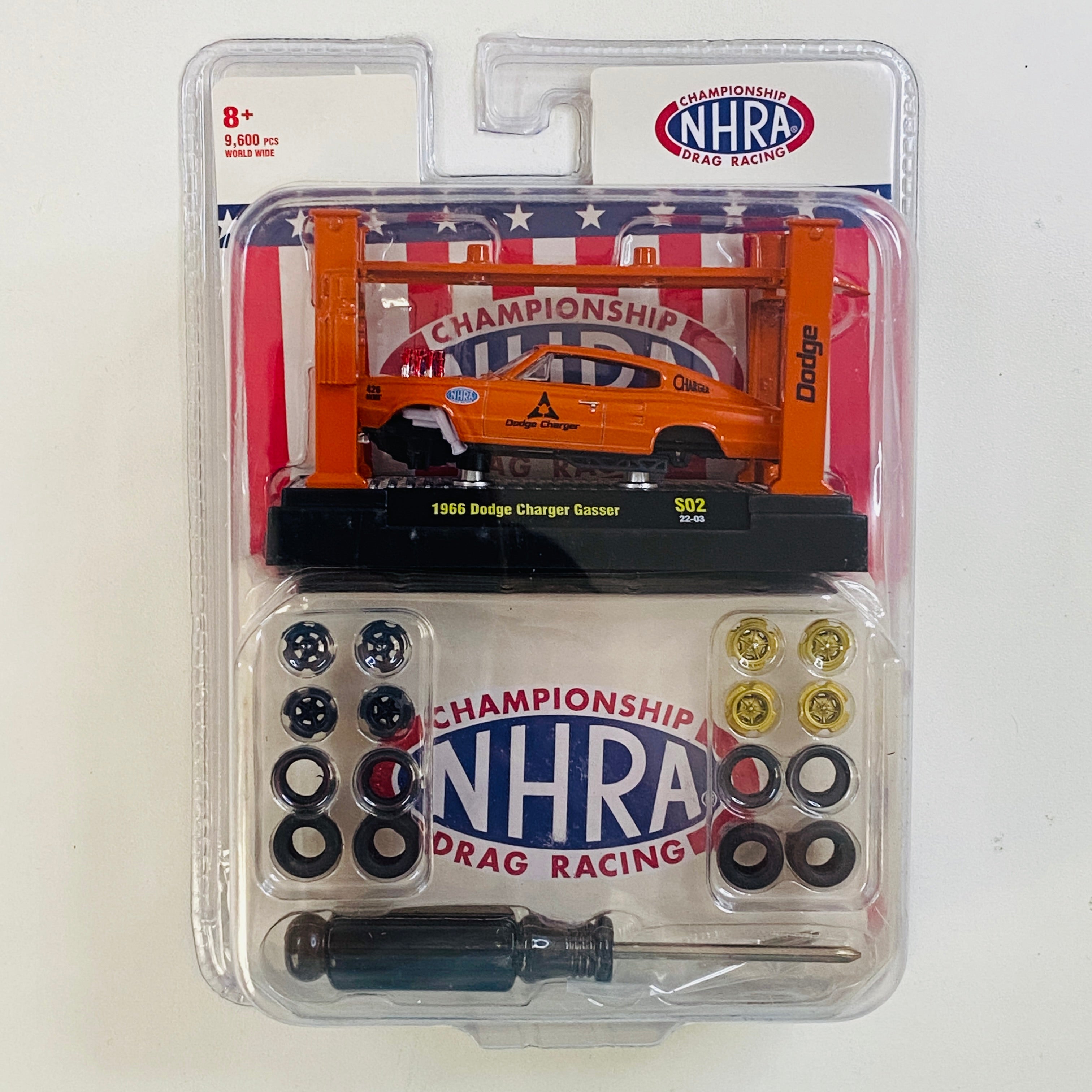 2022 M2 Machines Model Kit Limited Edition 1/9,600 NHRA 1966 Dodge Cha