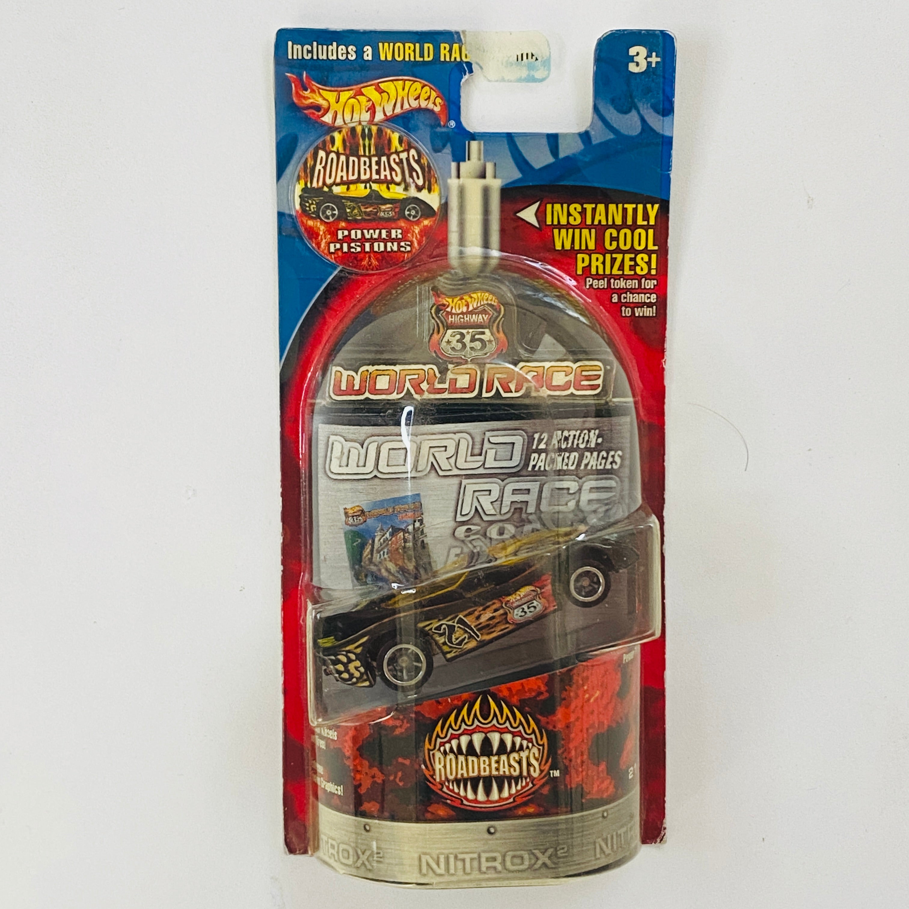 2003 Hot Wheels Highway 35 World Race Roadbeasts Nitrox Power Pistons