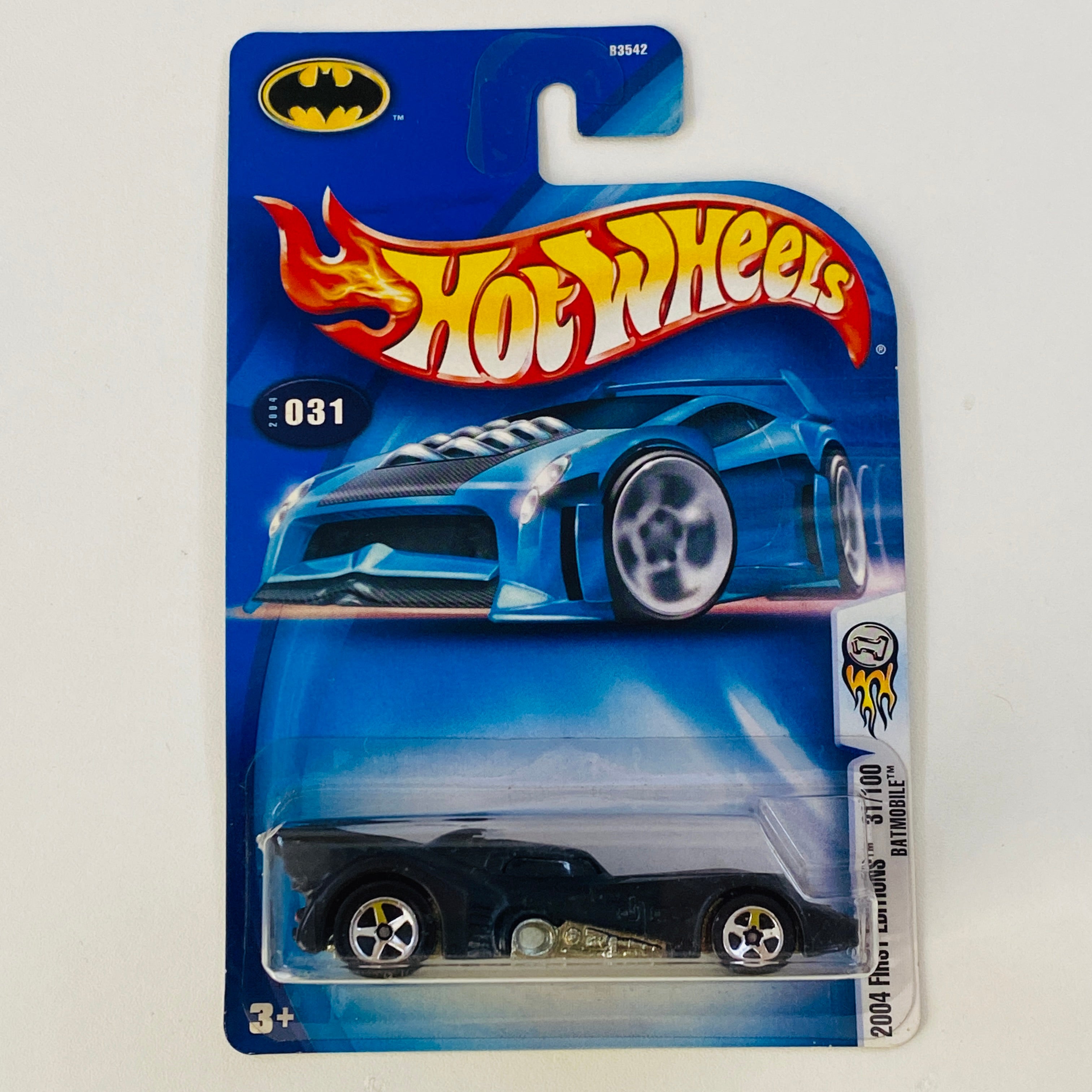 2004 Hot Wheels First Editions Batman 1989 Batmobile 031 negro 5SP bas