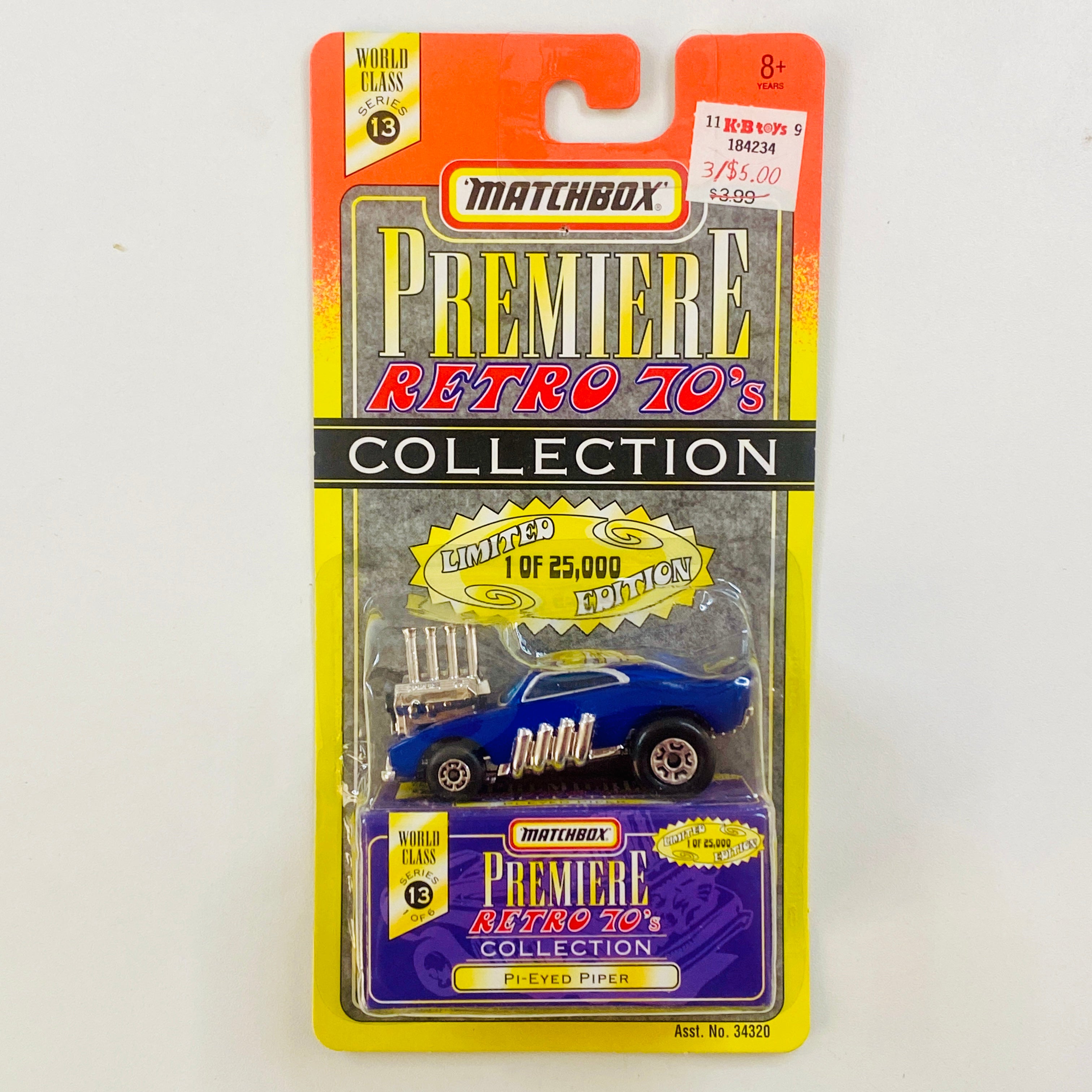 1998 Matchbox Premiere Retro 70s Collection Limited Edition 1/25,000 D