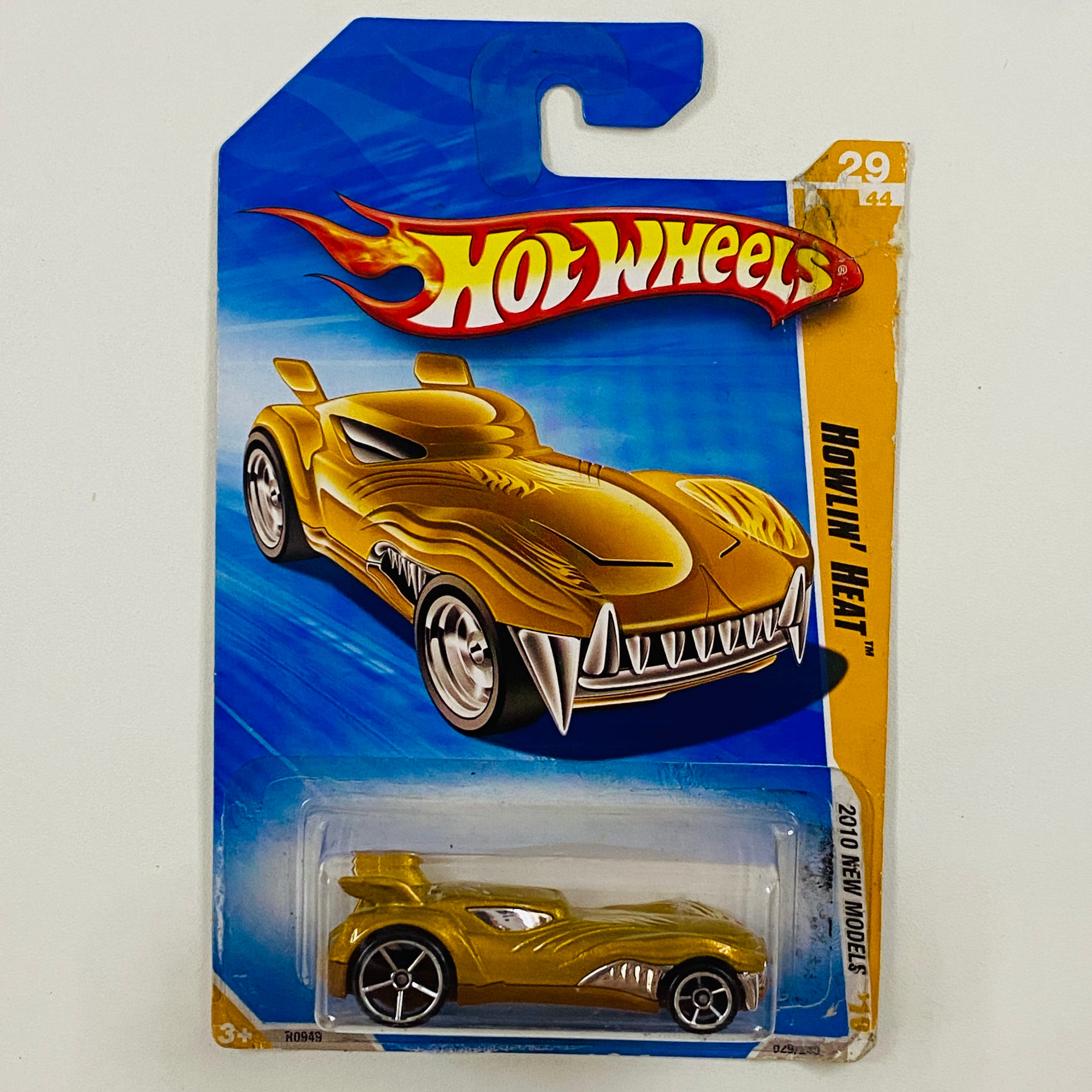 2010 Hot Wheels New Models Howlin Heat dorado metálico OH5 Primera Edi