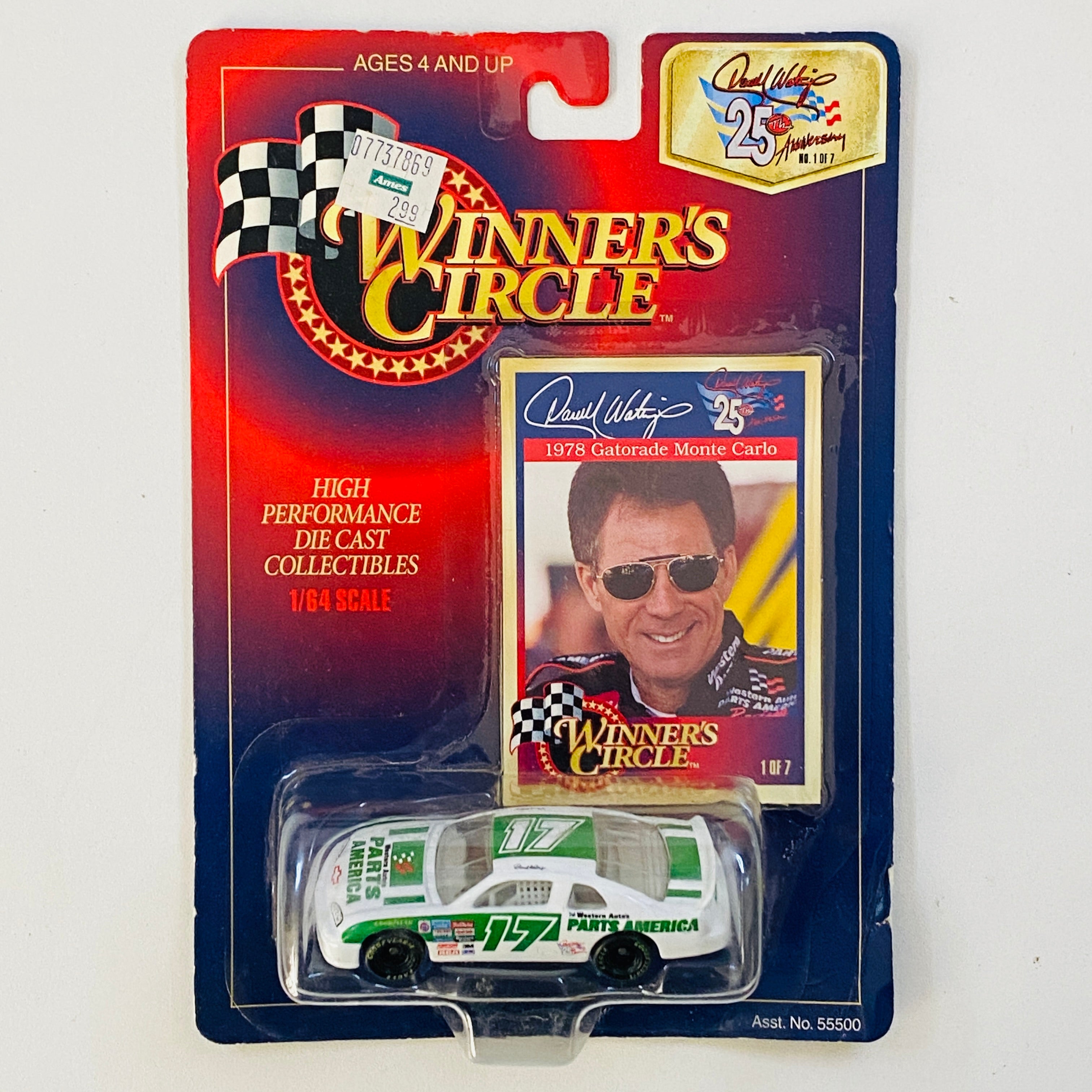 1997 Hasbro Winners Circle NASCAR Kenner Darrell Waltrip 17 Parts Amer
