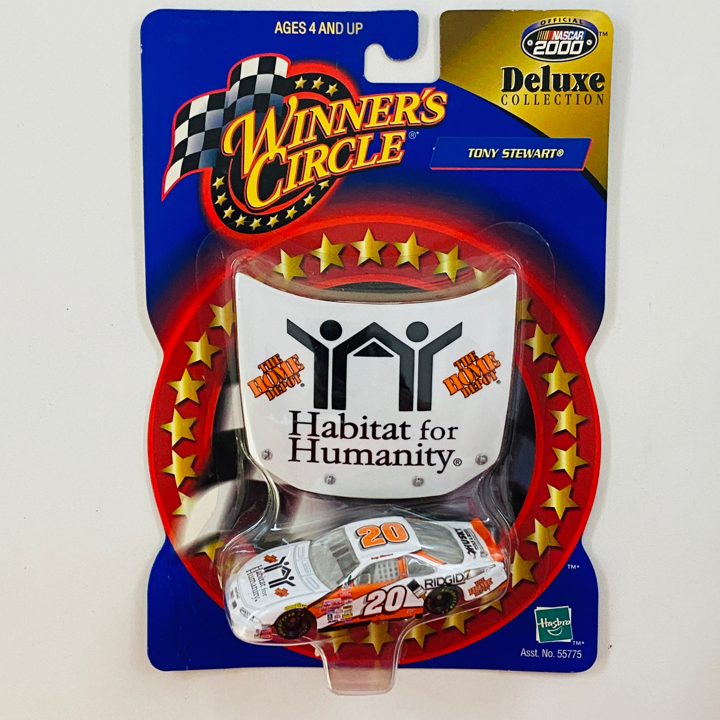 2000 Hasbro Winners Circle NASCAR Deluxe Collection Tony Stewart 20 RI