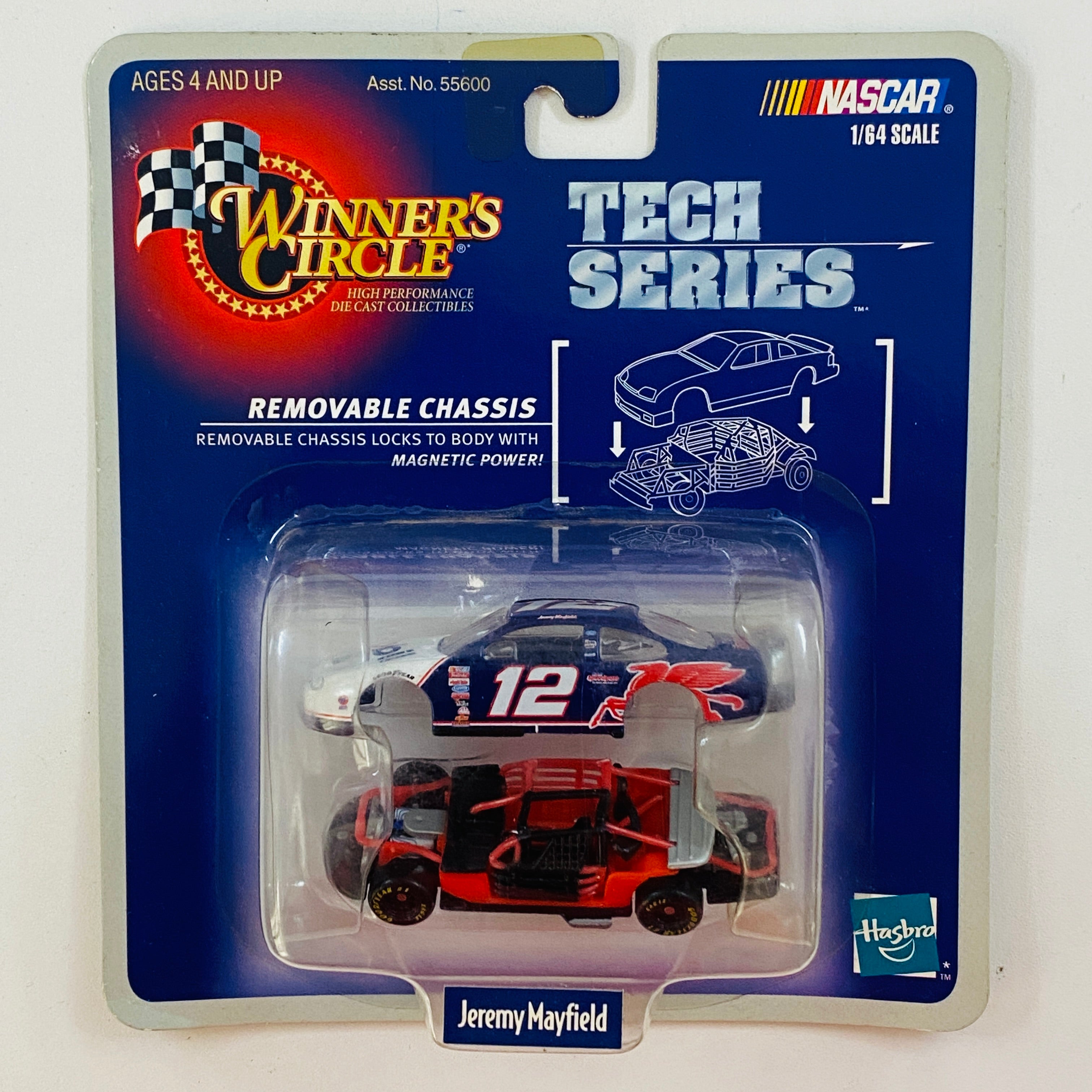 1998 Hasbro Winners Circle NASCAR Tech Series Jeremy Mayfield 12 Mobil