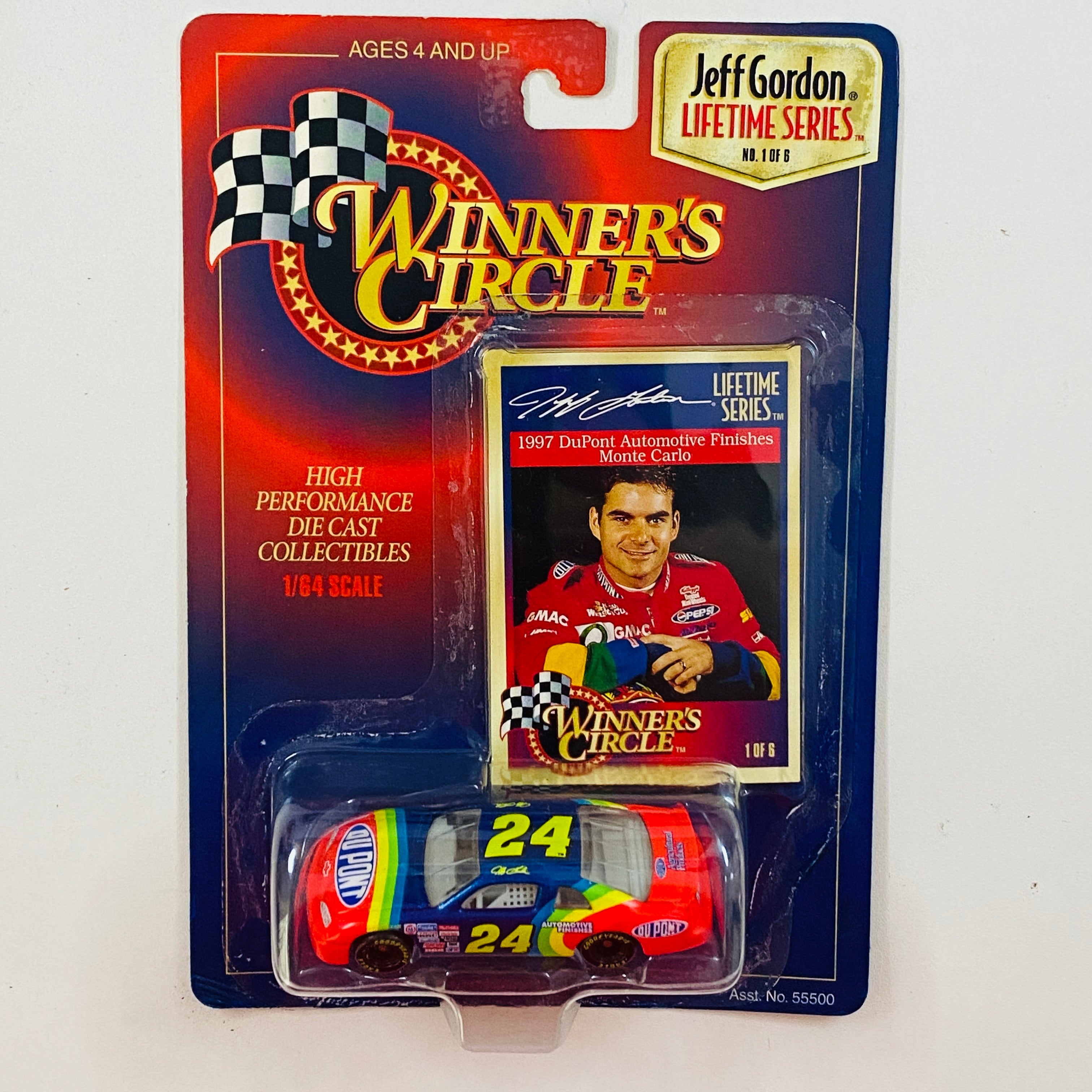 1997 Hasbro Winners Circle NASCAR Kenner Lifetime Series 1 of 6 Jeff G