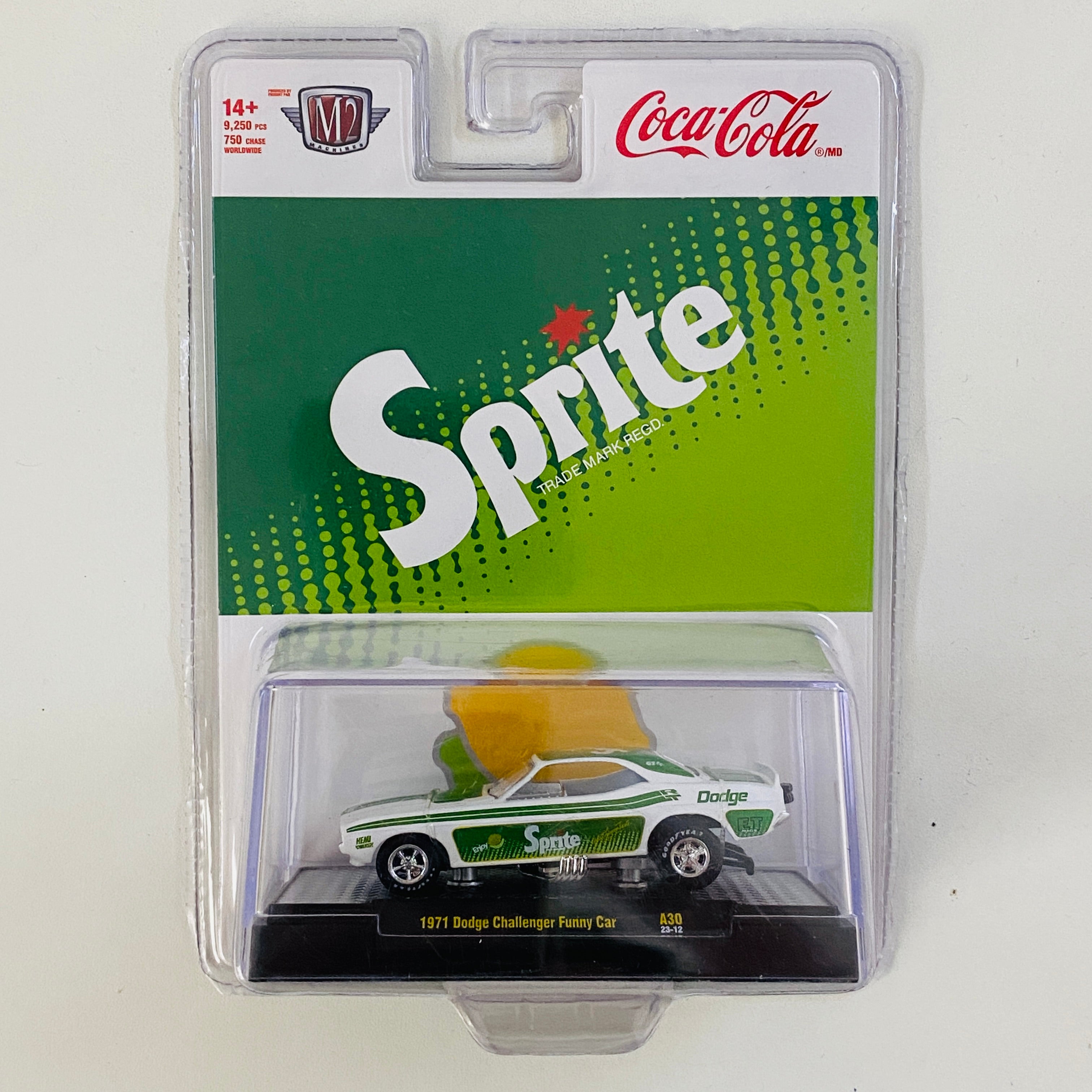 2023 M2 Machines Coca Cola Sprite Limited Edition 1/9,250 1971 Dodge C