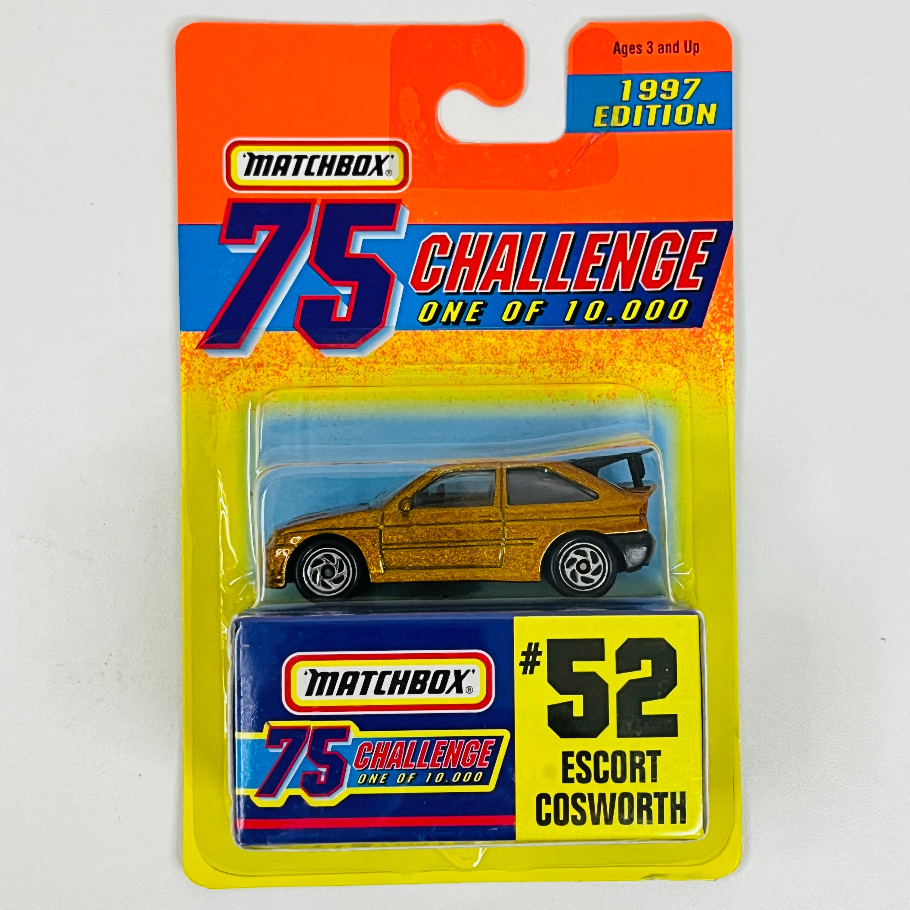 1997 Matchbox 75 Challenge Limited Edition 1/10,000 Ford Escort Coswor