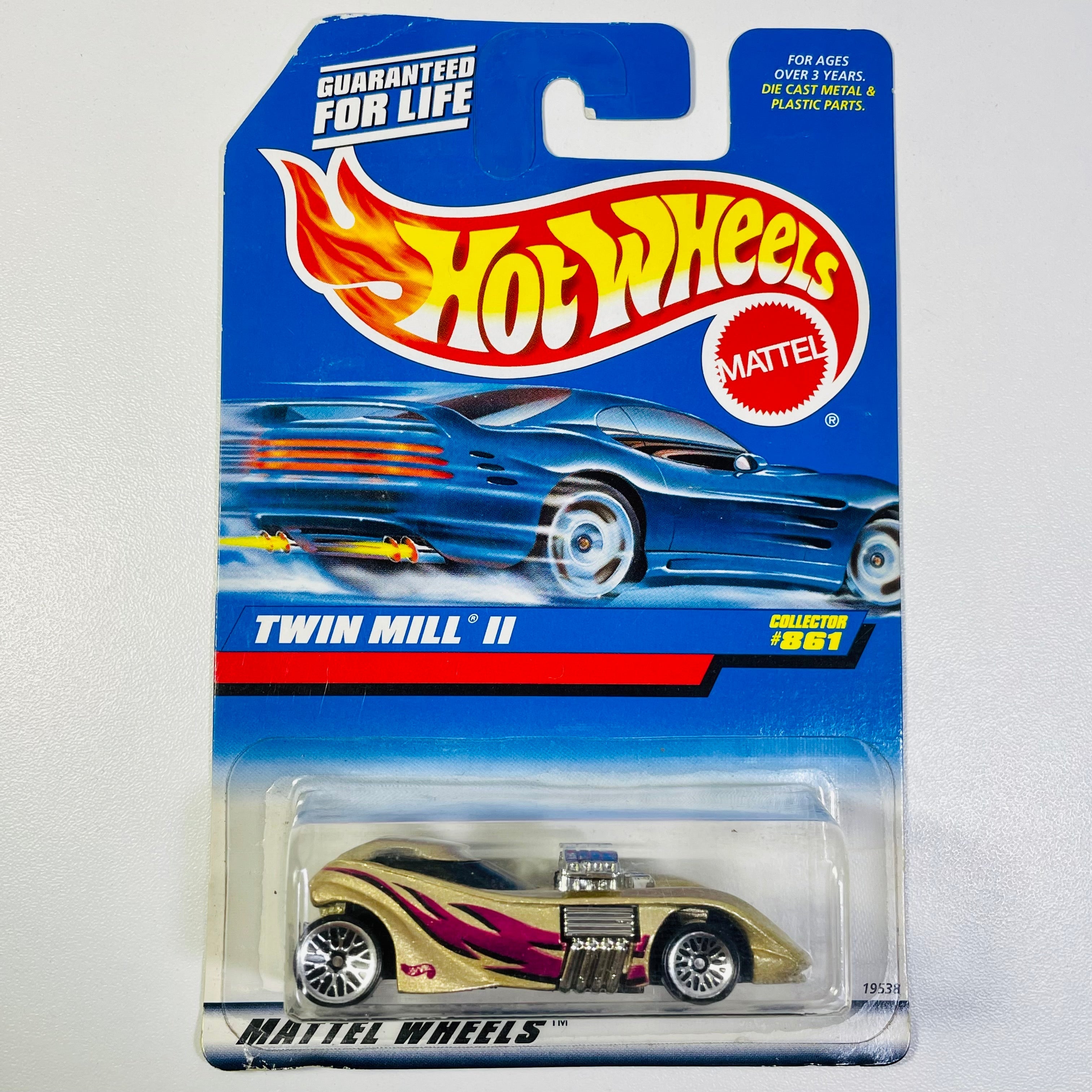 1998 Hot Wheels Twin Mill II 861 dorado metálico LW