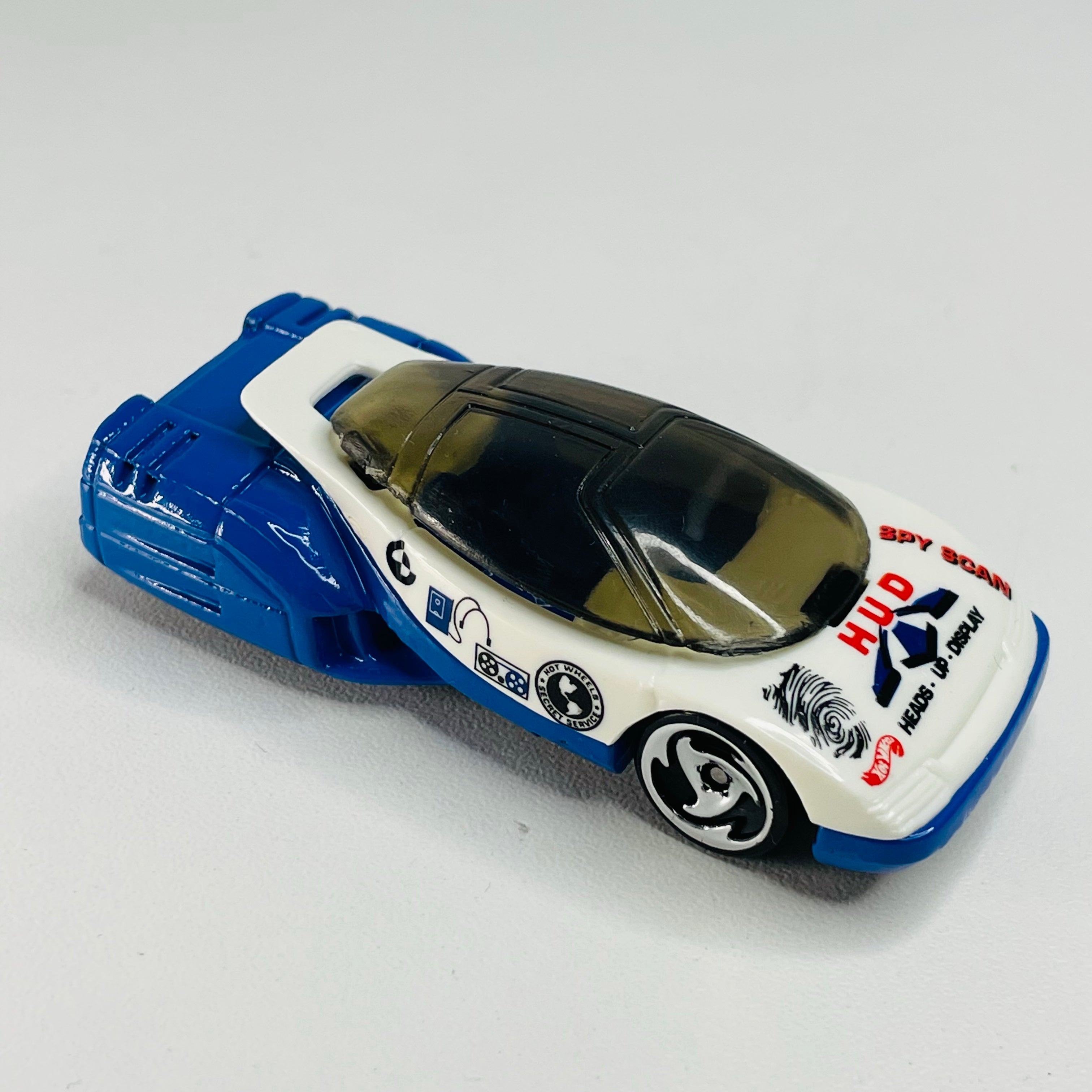 1997 Hot Wheels Spy Print Series Alien blanco 3SP base ZAMAC - Loose