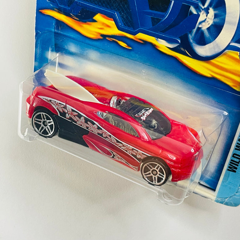 2003 Hot Wheels Wild Wave Backdraft 059 rojo PR5
