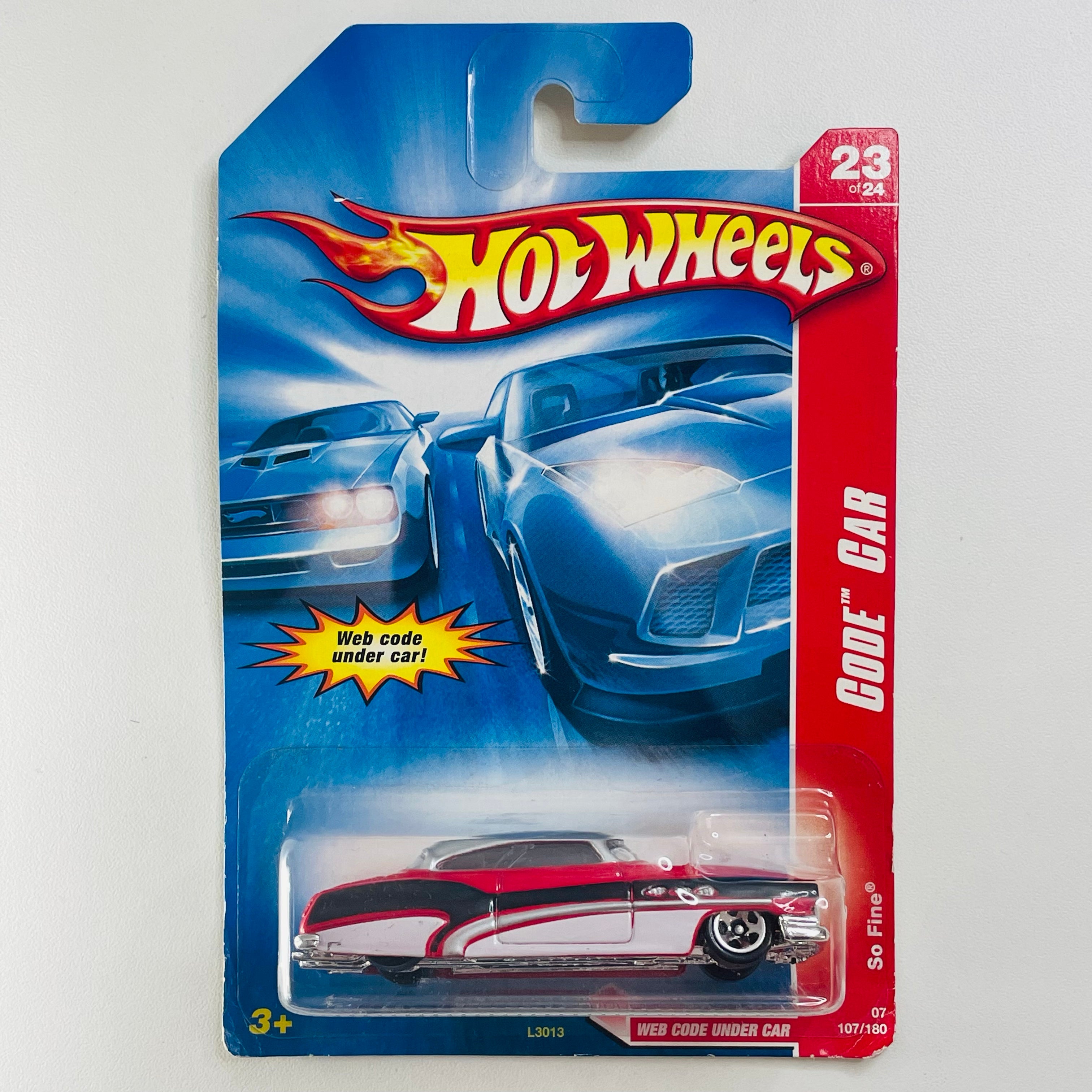 2007 Hot Wheels Code Cars 1951 Buick Roadmaster So Fine rojo 5SP