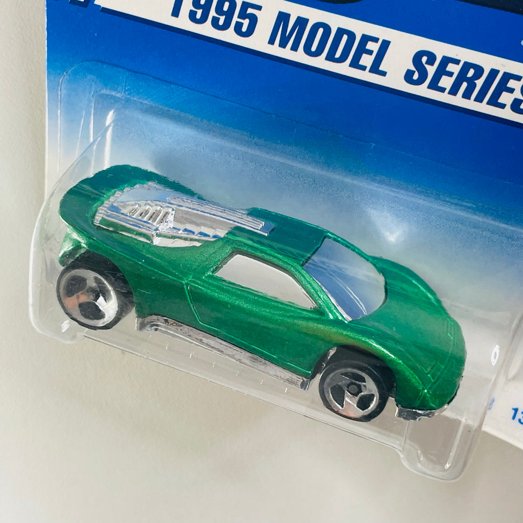 1995 Hot Wheels New Model Series Speed Blaster verde metálico 3SP