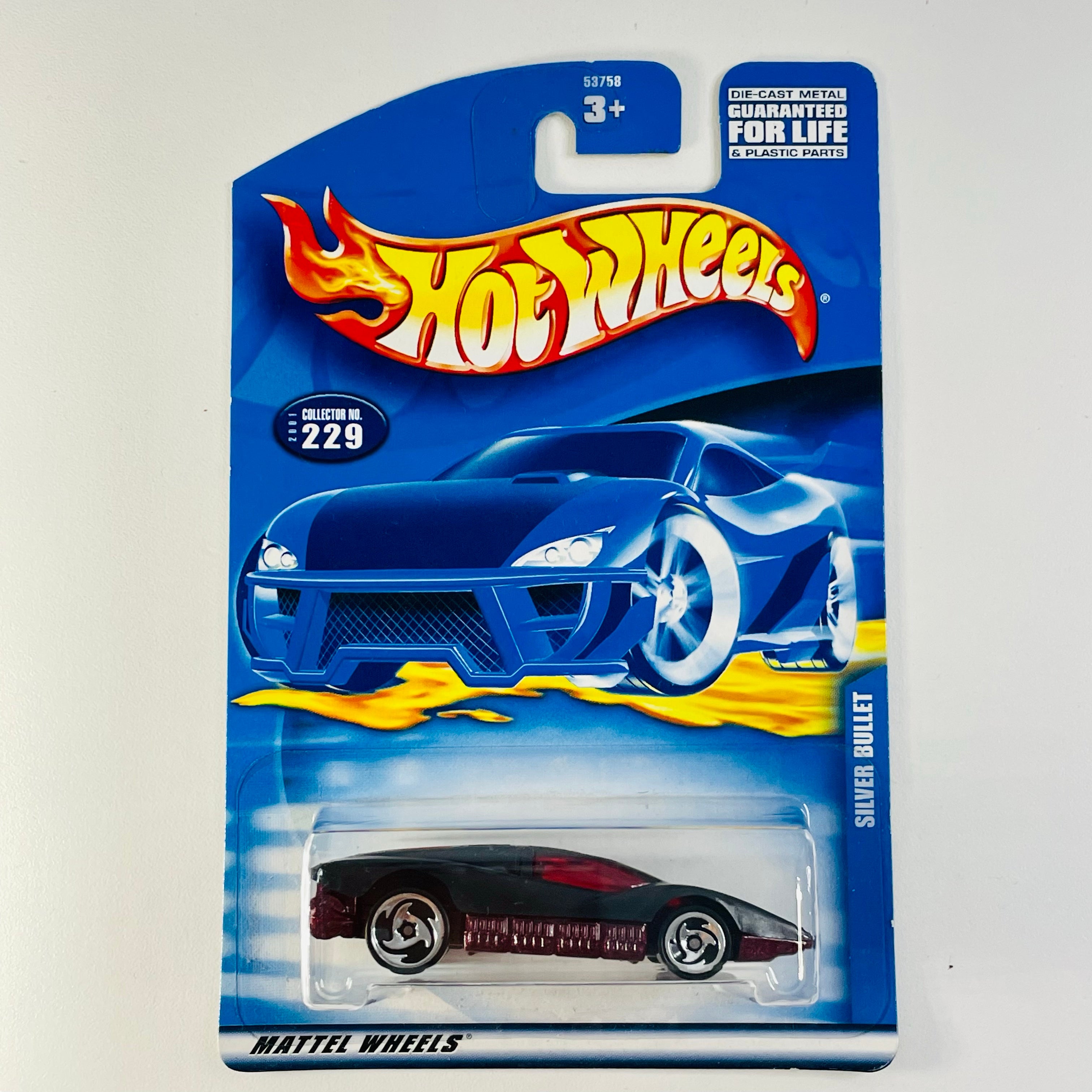 2001 Hot Wheels Silver Bullet 229 negro SB