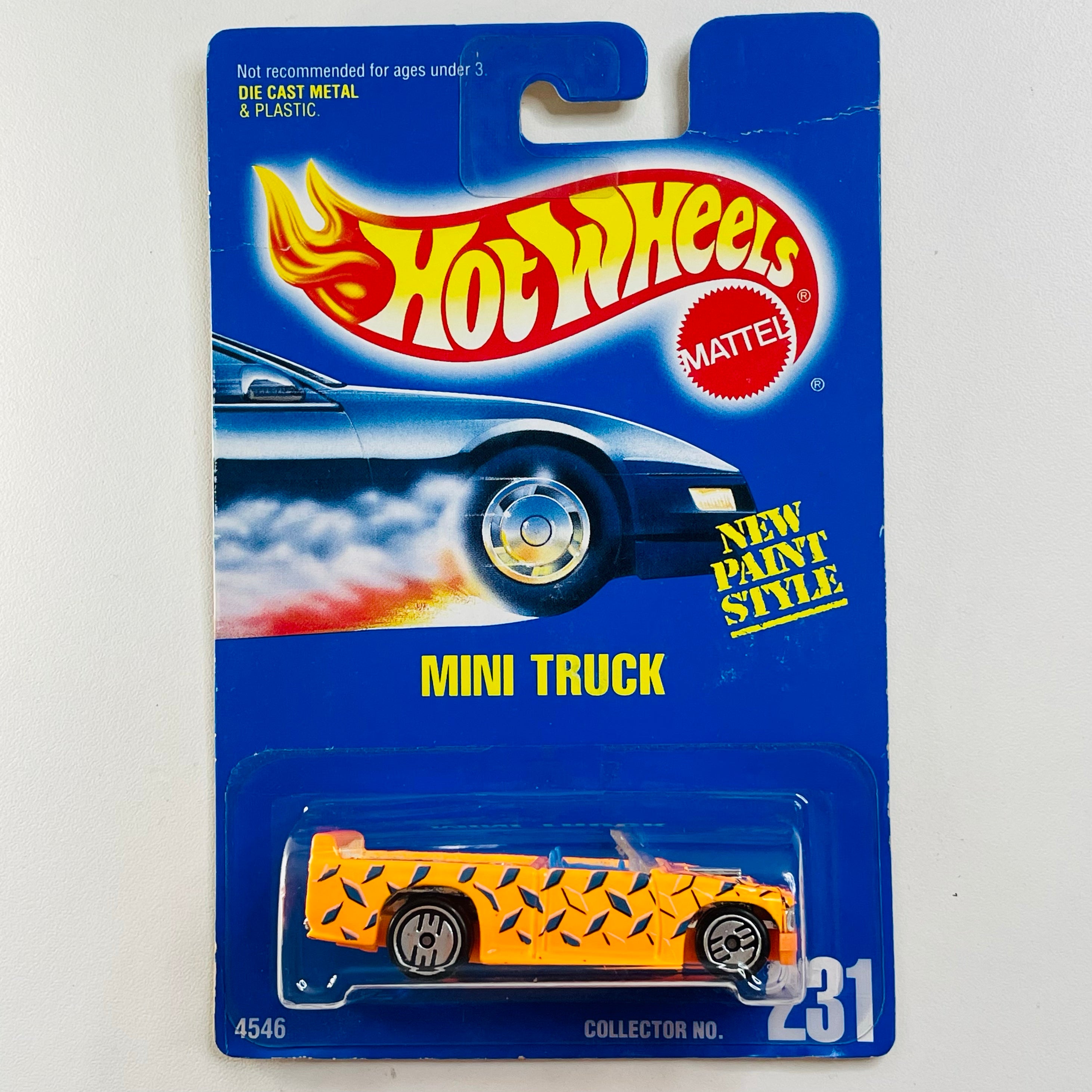 1993 Hot Wheels Mini Truck 231 naranja UH
