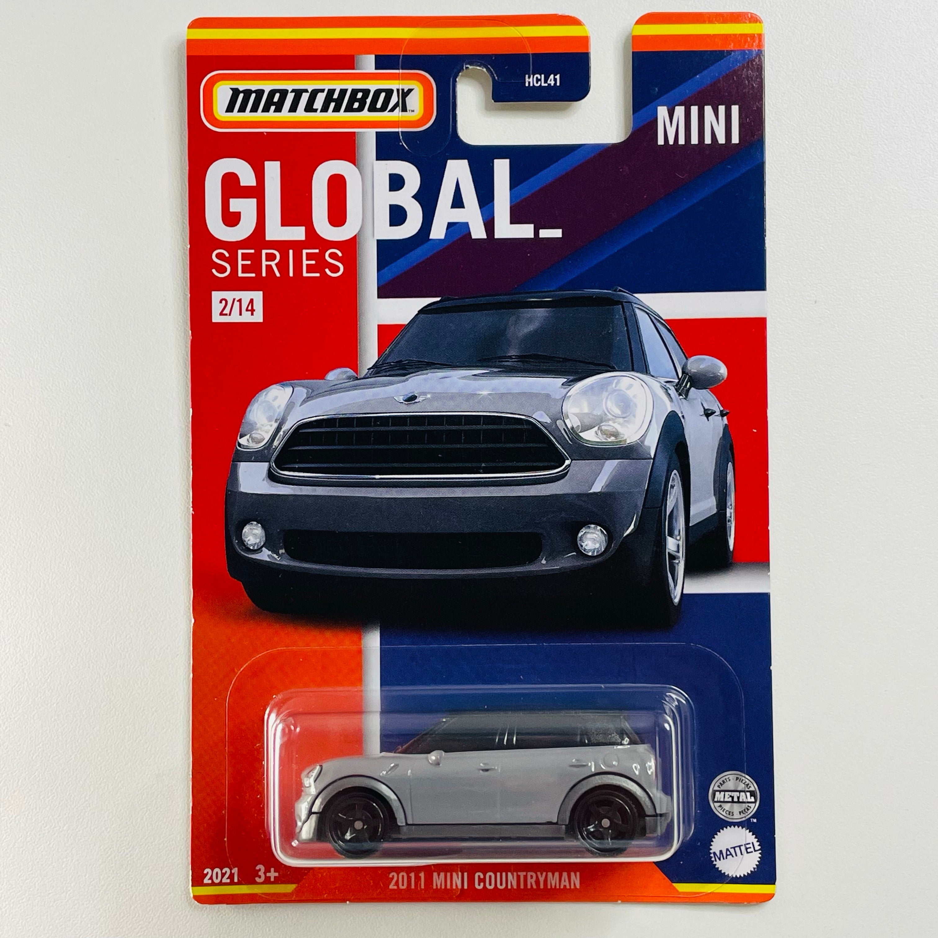 2021 Matchbox Global Series 2011 Mini Cooper Countryman gris