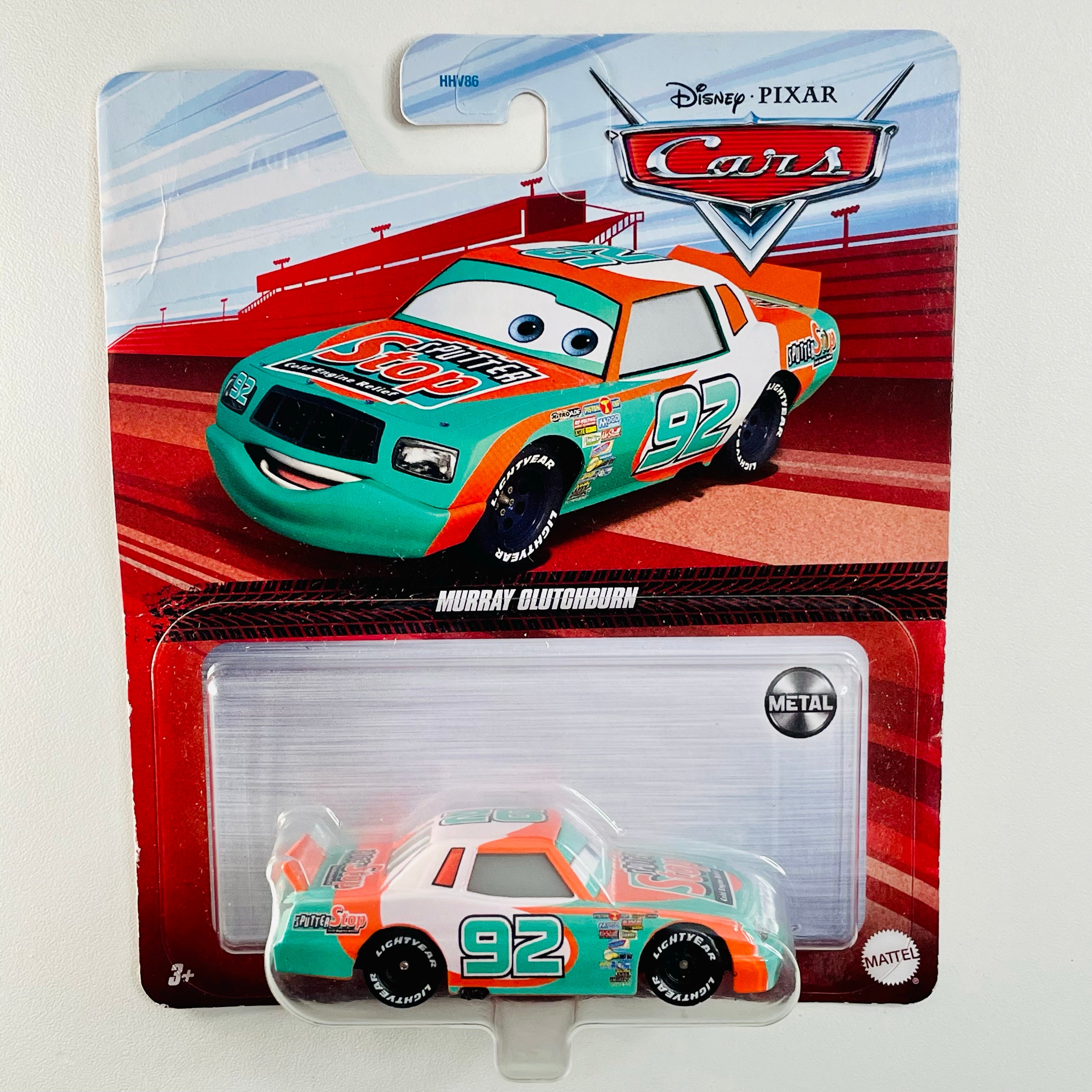 2021 Disney Pixar Cars 1:55 Metal Series Murray Clutchburn Chevrolet M