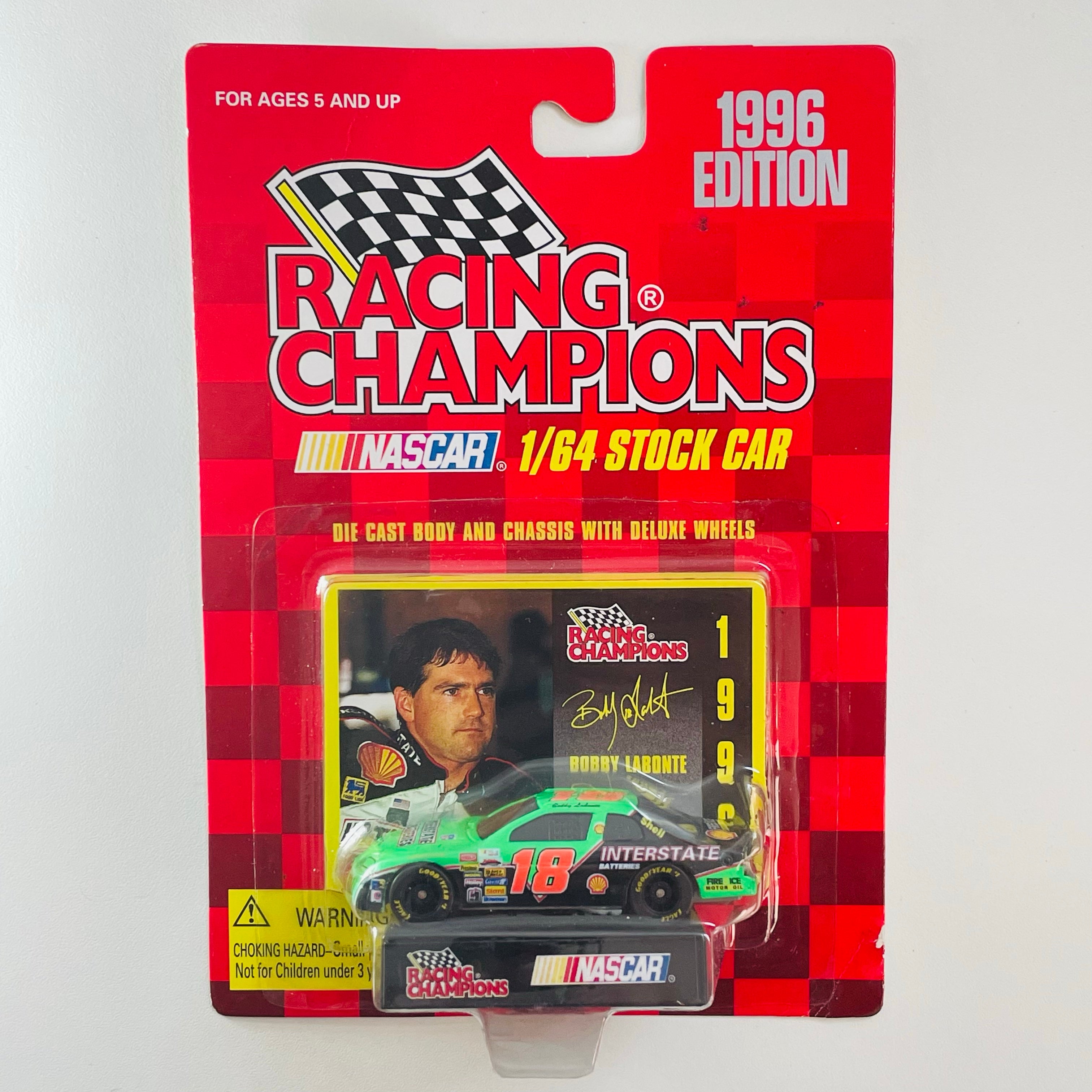 1995 Racing Champions NASCAR Stock Car Bobby Labonte 18 Interstate Bat