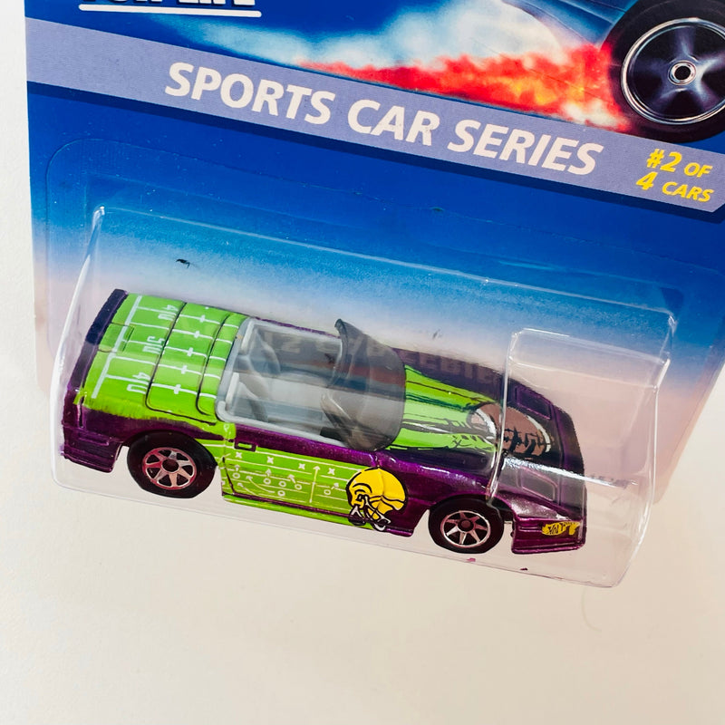 1996 Hot Wheels Sports Car Series Custom Corvette morado metálico 7SP