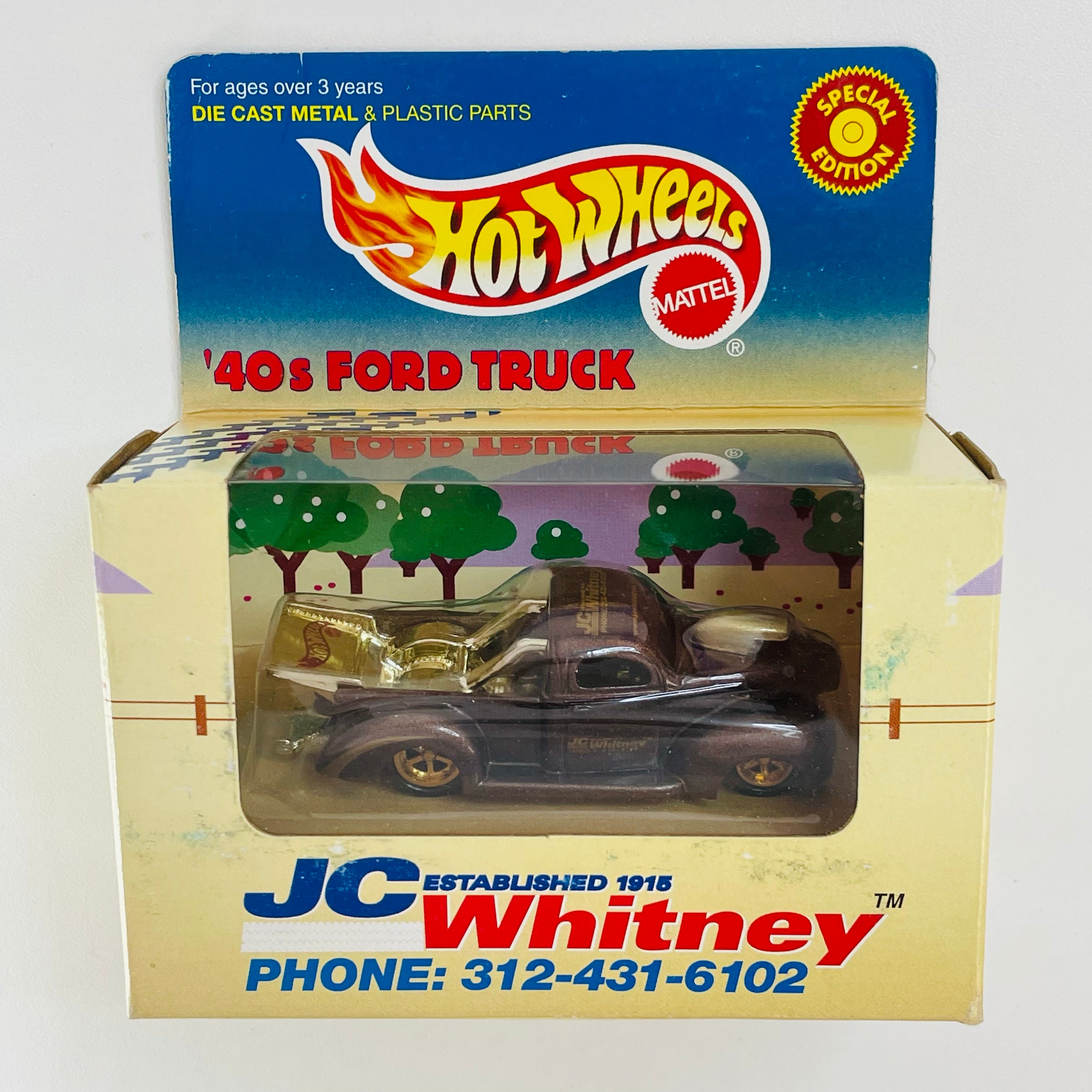 1999 Hot Wheels Limited Edition 1/10,000 JC Whitney 40 Ford Pickup mar
