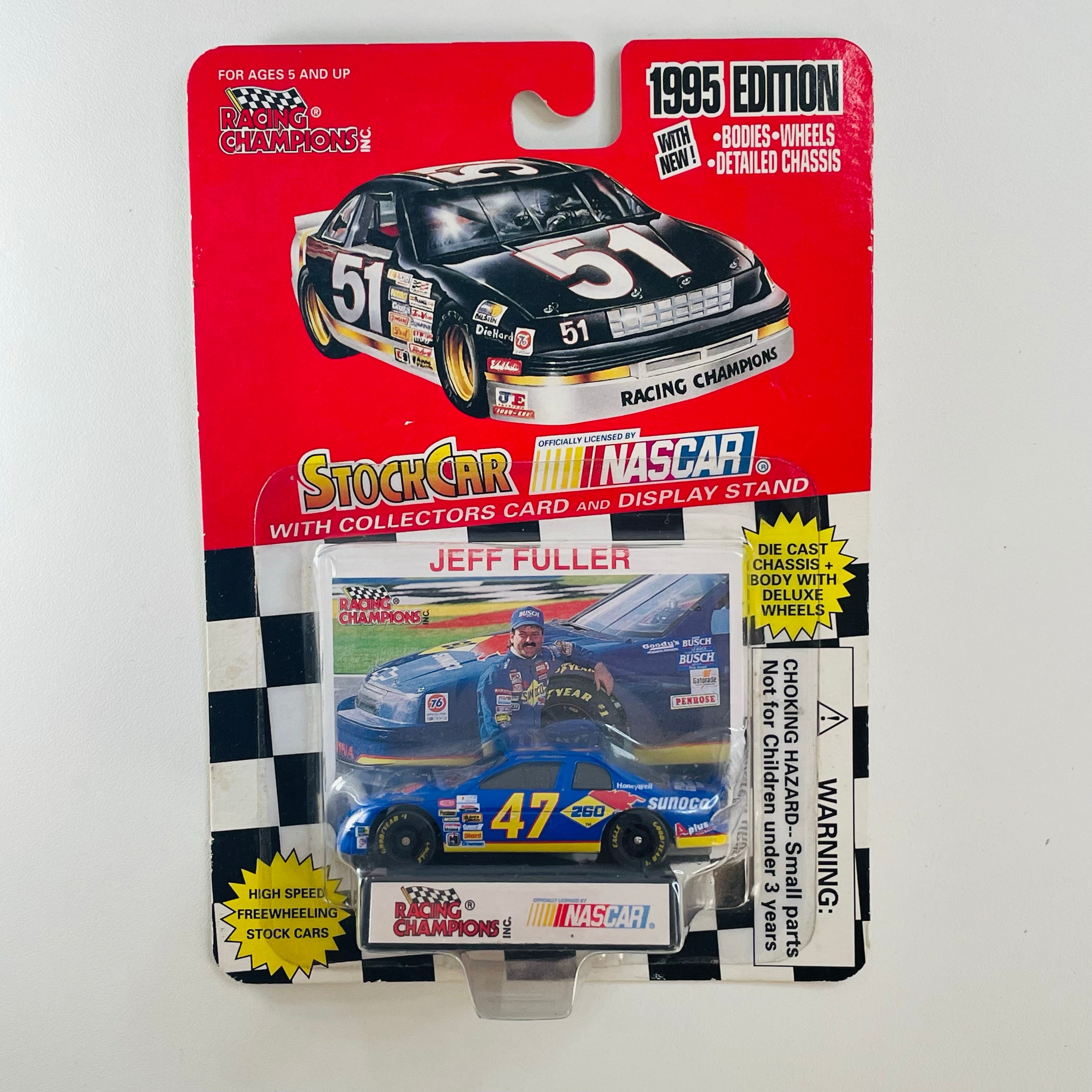 1995 Racing Champions Stock Car NASCAR Jeff Fuller 47 Sunoco 260 Chevr