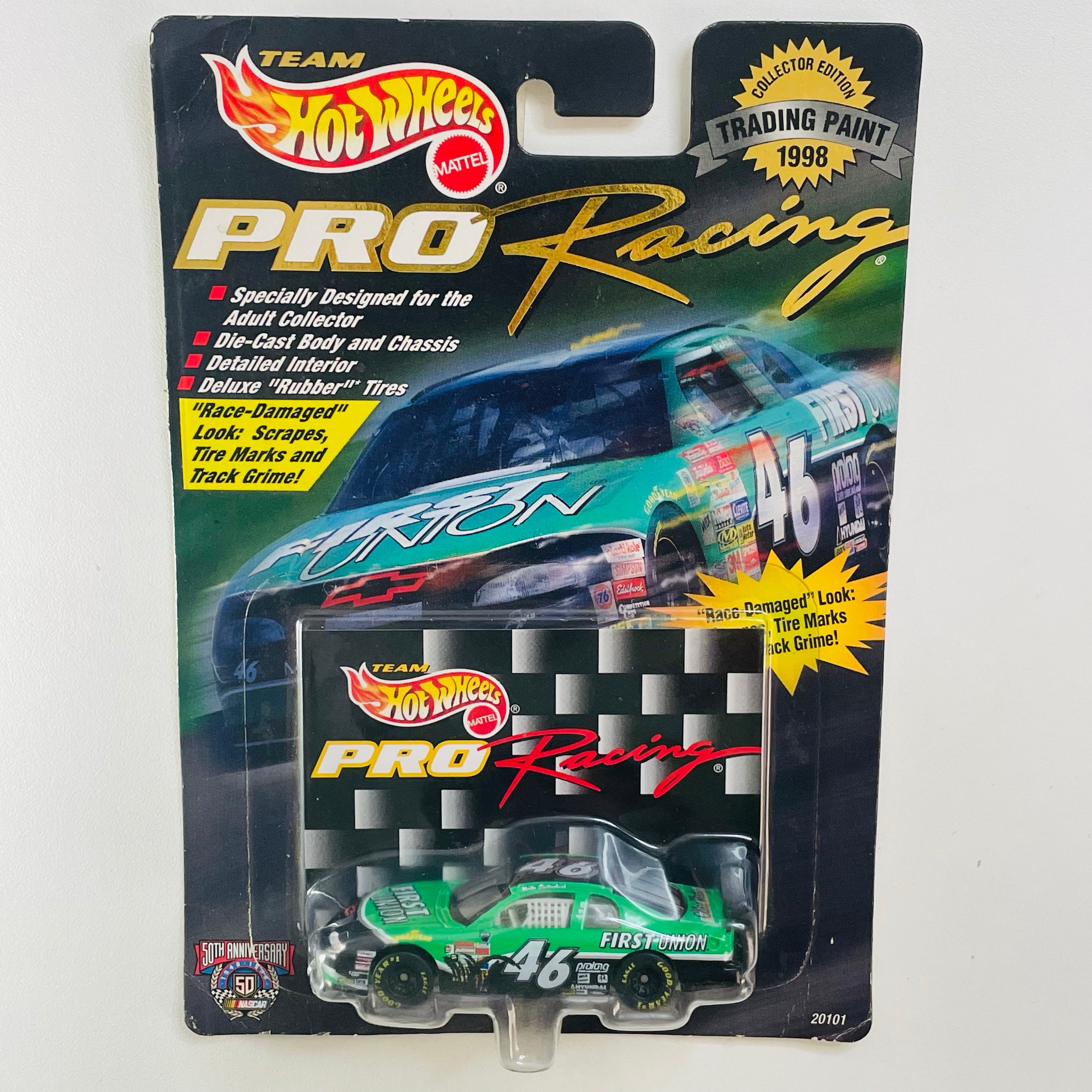 1998 Hot Wheels Pro Racing Premium Trading Paint Collector Edition NAS