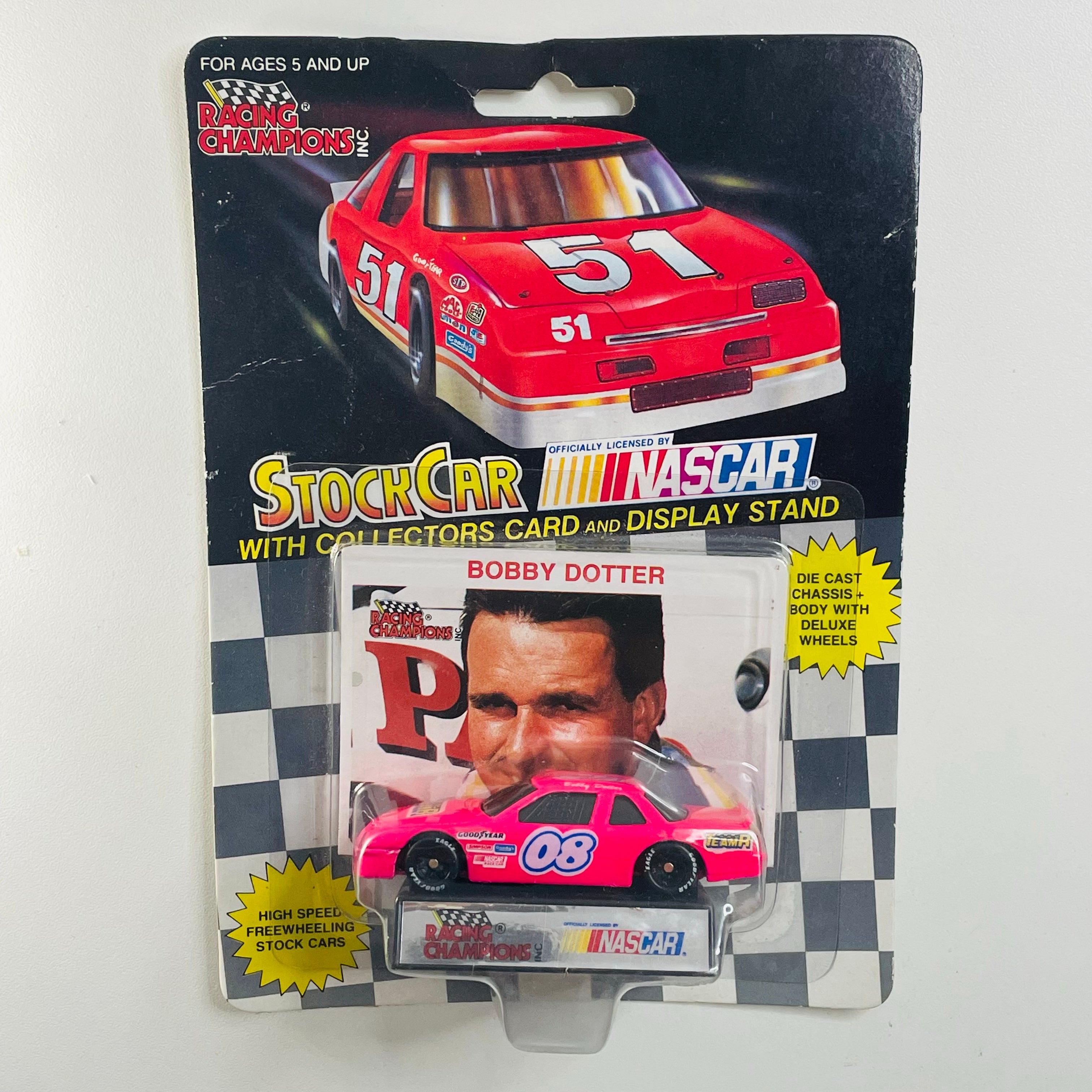 1991 Racing Champions Stock Car NASCAR Bobby Dotter 08 Team R Chevrole