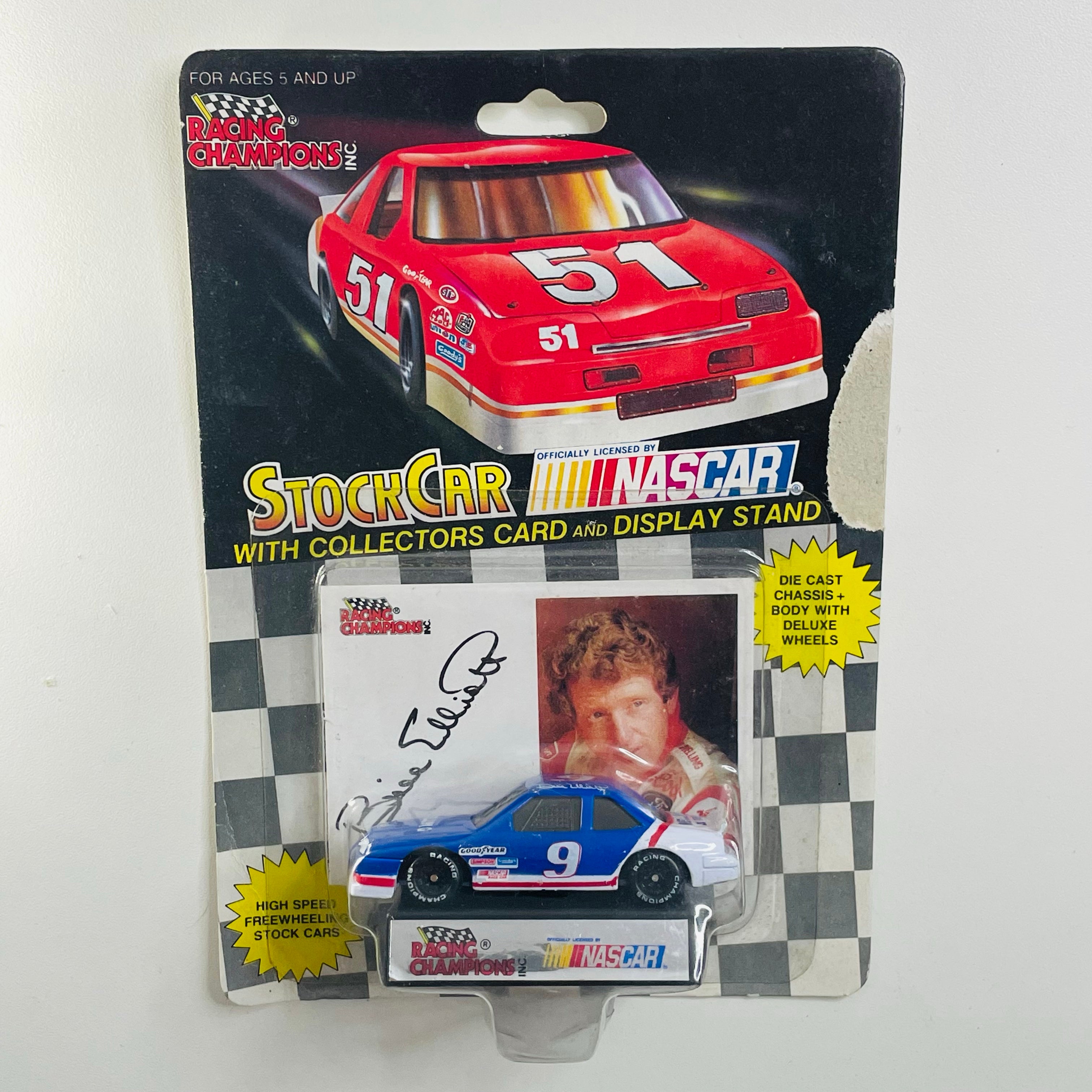 1991 Racing Champions Stock Car NASCAR Bill Elliot 9 Melling Ford Thun