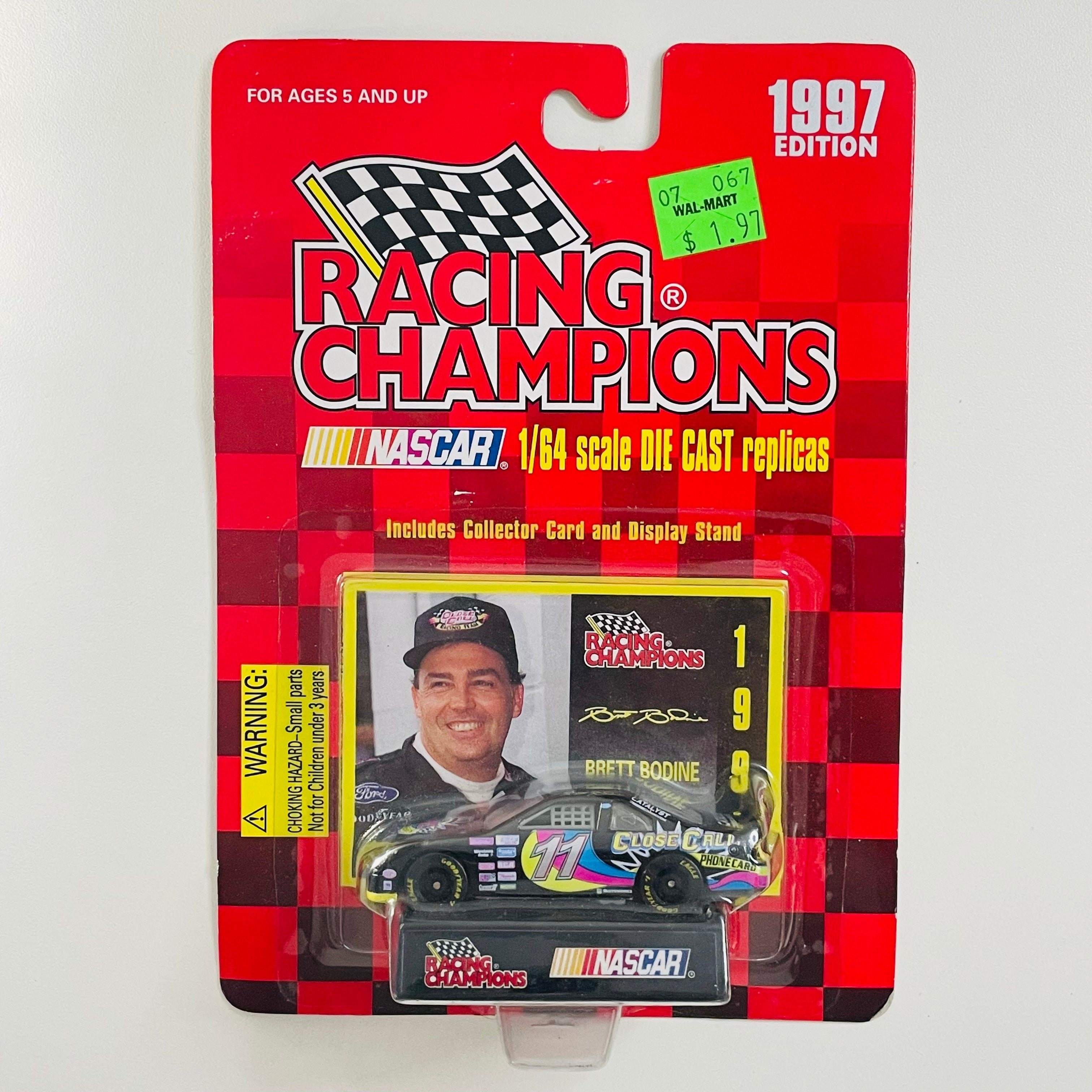 1997 Racing Champions NASCAR Brett Bodine 11 Close Call Ford Thunderbi