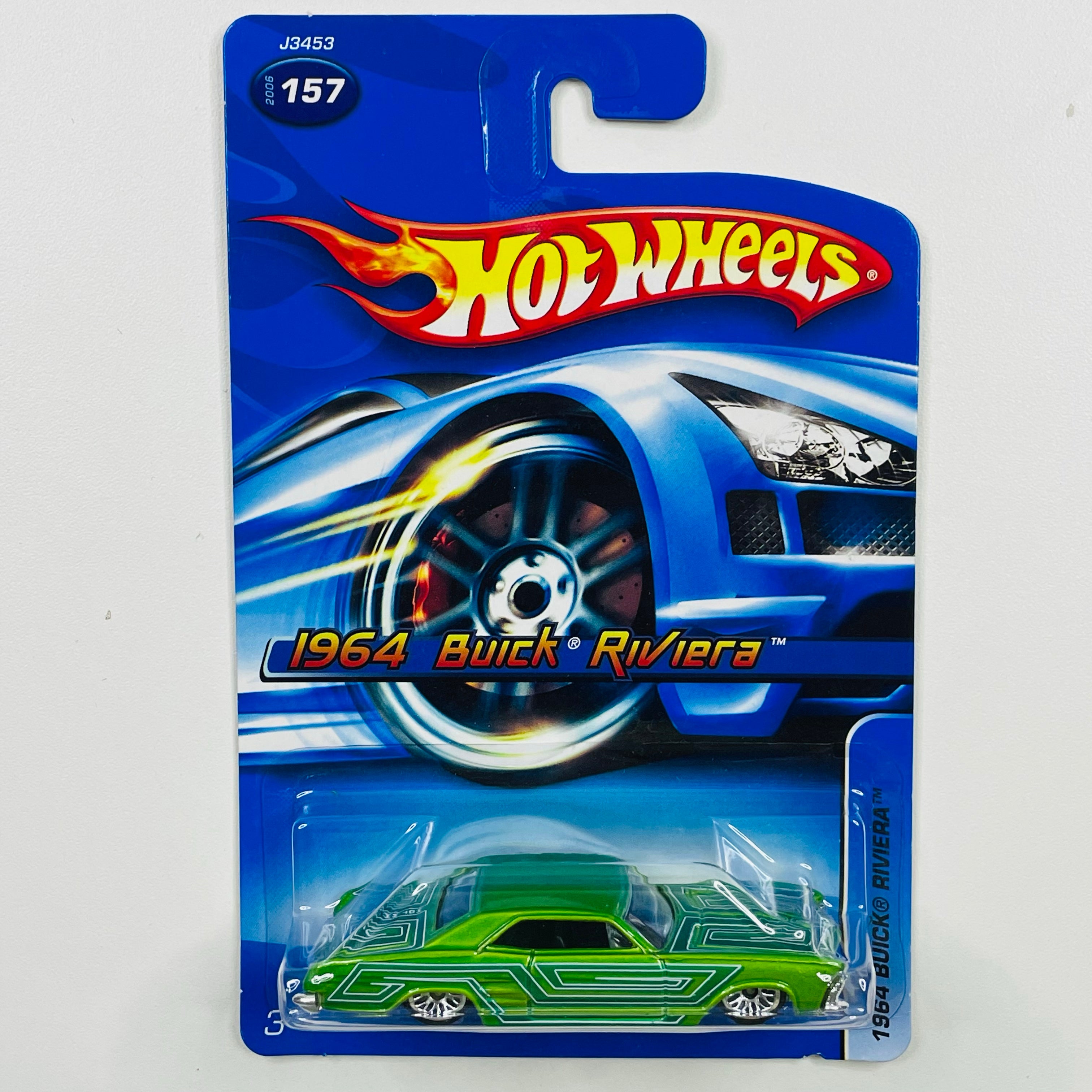 2006 Hot Wheels 1964 Buick Riviera 157 verde metálico LW