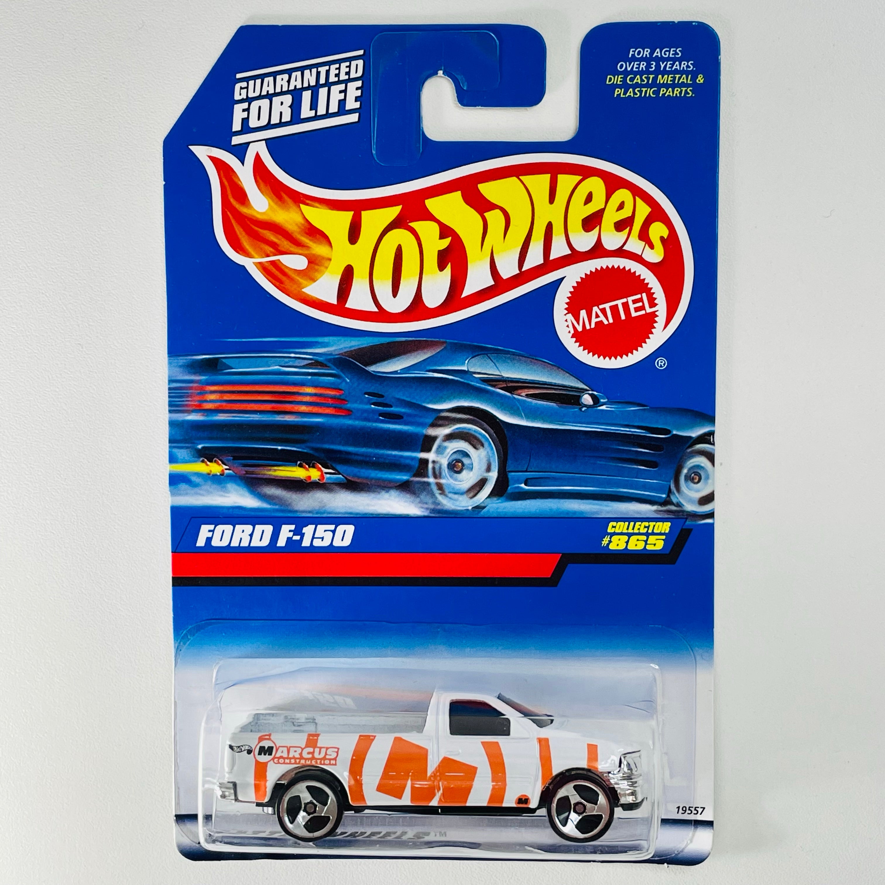 1998 Hot Wheels Ford F-150 865 blanco 3SP