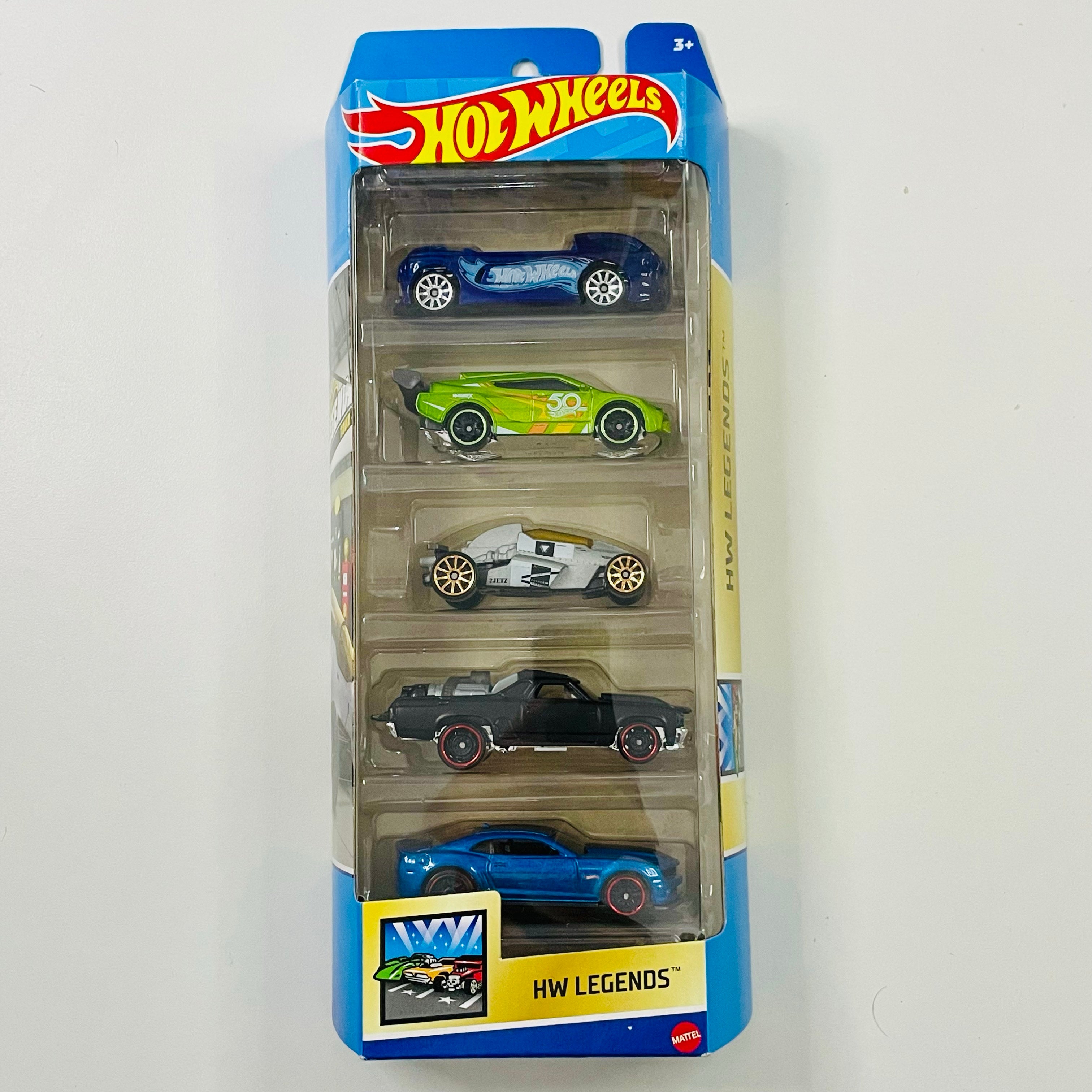 2022 Hot Wheels HW Legends 5 Pack Set de 5 - Deora II, Loop Coupe, 2Je