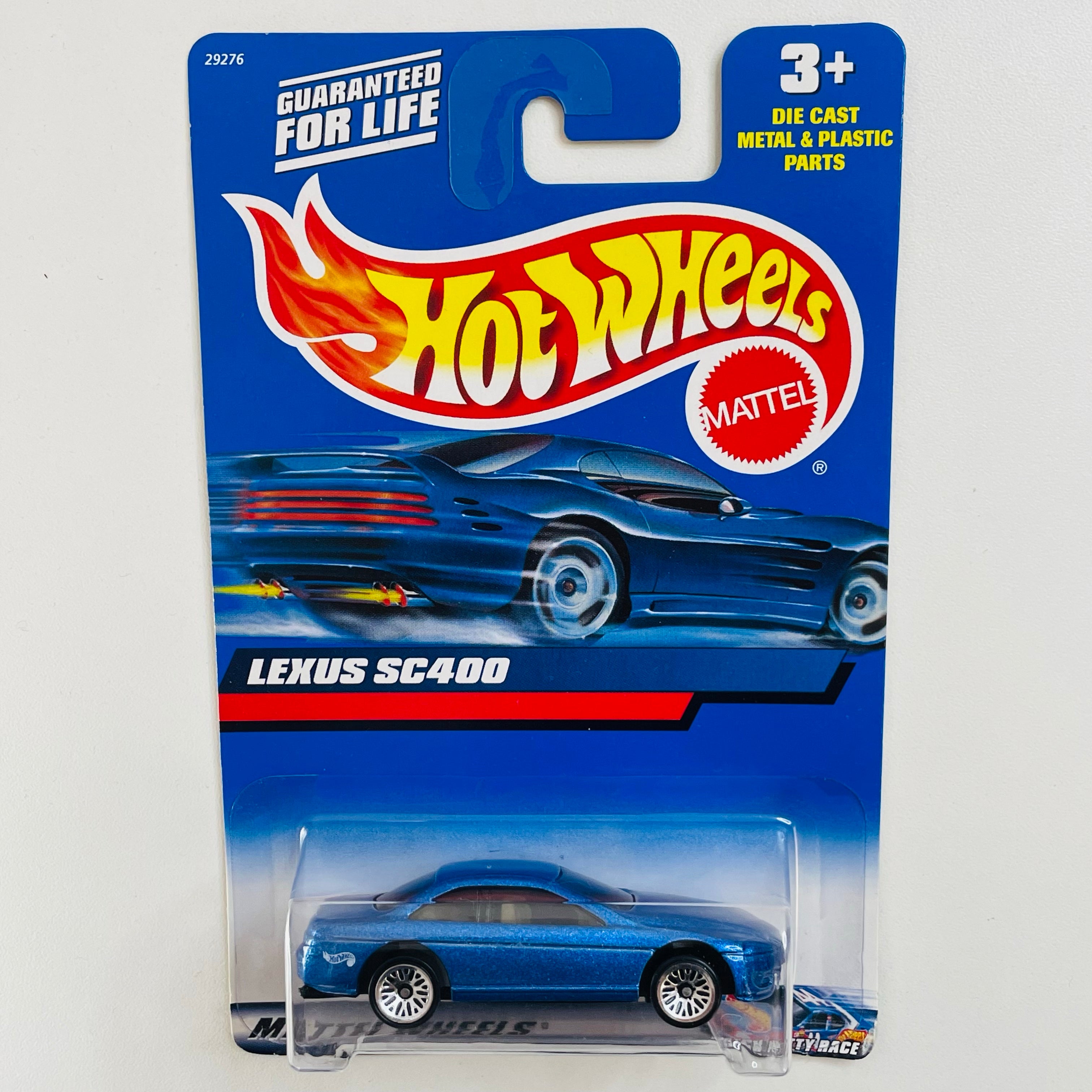 2000 Hot Wheels Lexus SC400 azul metálico LW
