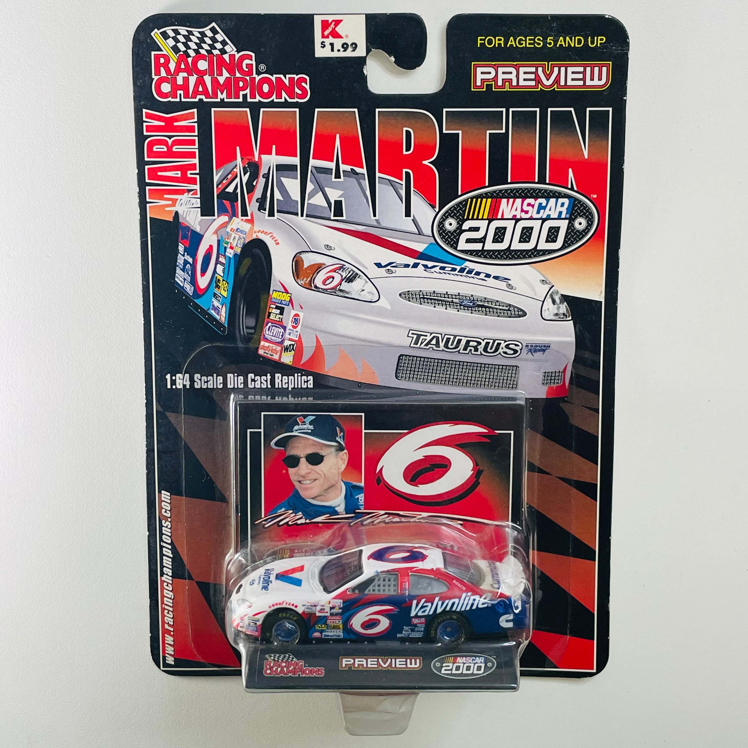 2000 Racing Champions Preview NASCAR Mark Martin 6 Valvoline Ford Taur